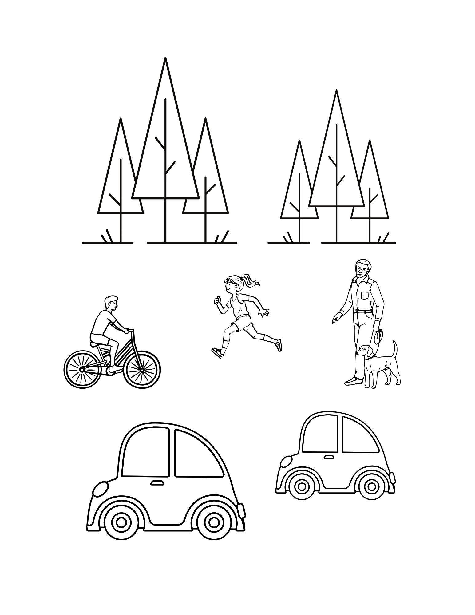 A Collection of Cars to Color, 15 Pages to Color Plus/cars to Color ...