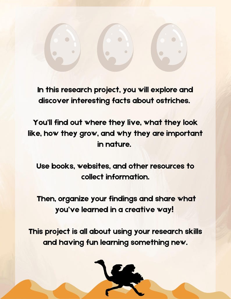The Wonderful World of Research: Ostrich Edition, All About Ostriches ...
