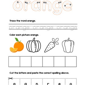 Fun With Colors, Coloring Practice Pages, I Know My Colors, Digital ...