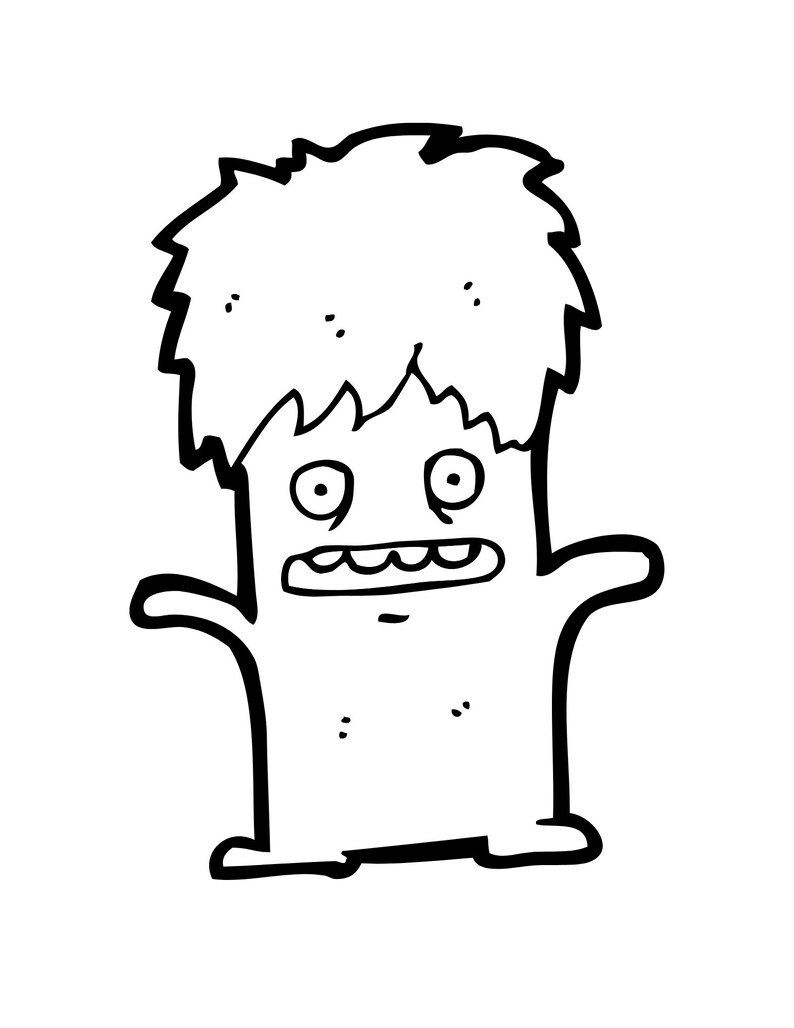 My Favorite Monsters, 15 Coloring Pages Plus/funny Monsters/kooky ...