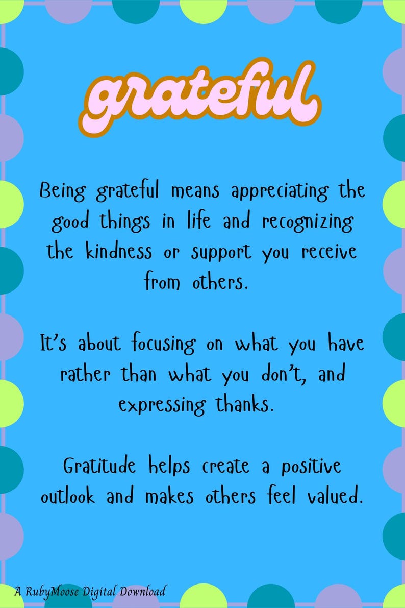 Character Traits Study Cards With Tasks - Etsy