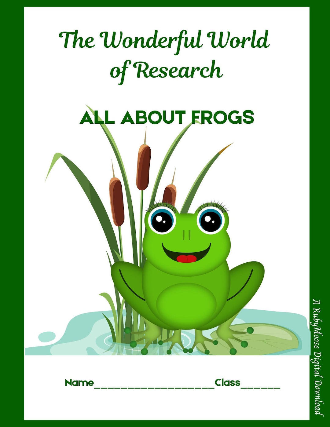 The Wonderful World of Research: Frog Edition, All About Frogs. Forest ...