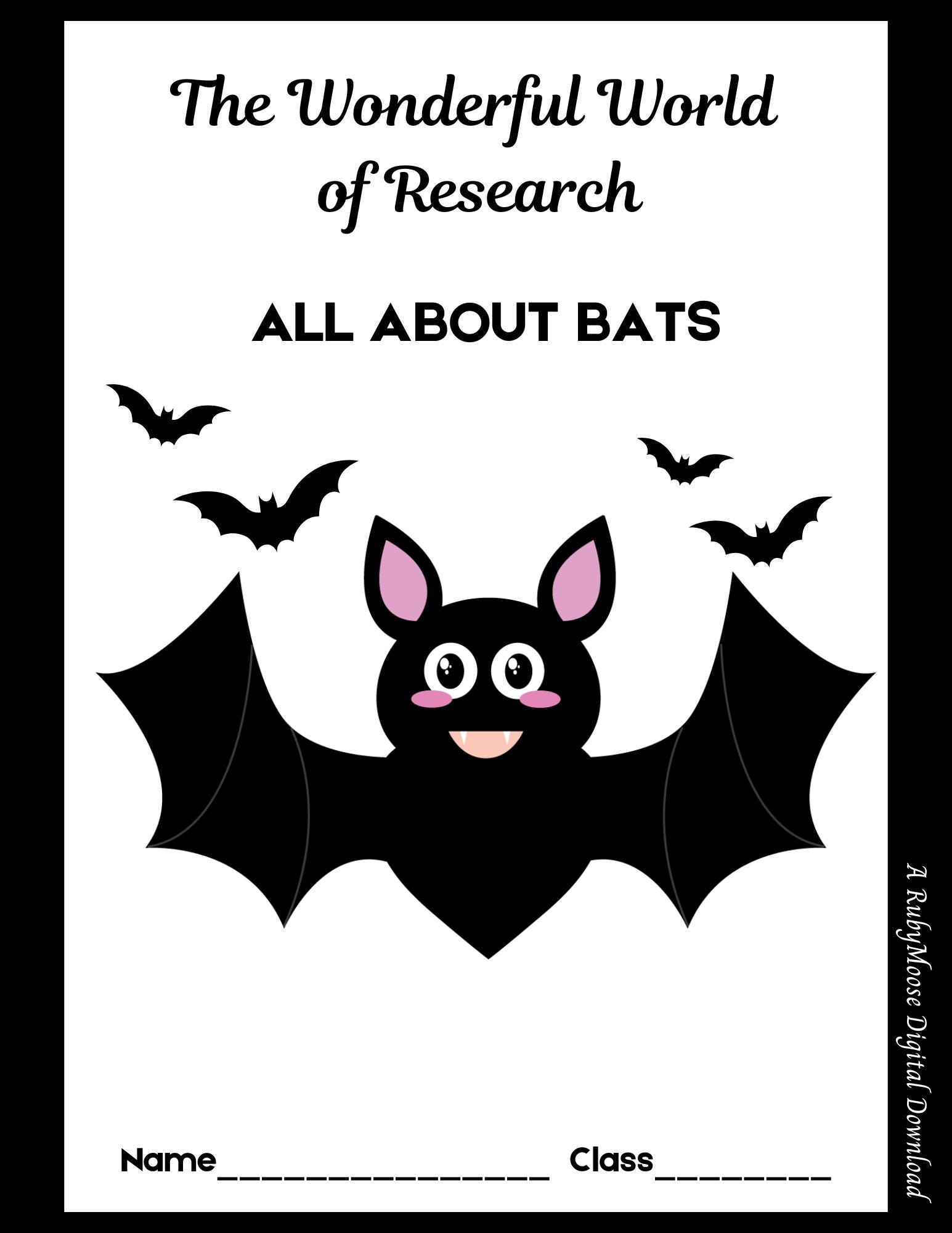 The Wonderful World of Research: Bats Edition, All About Bats, Bats ...