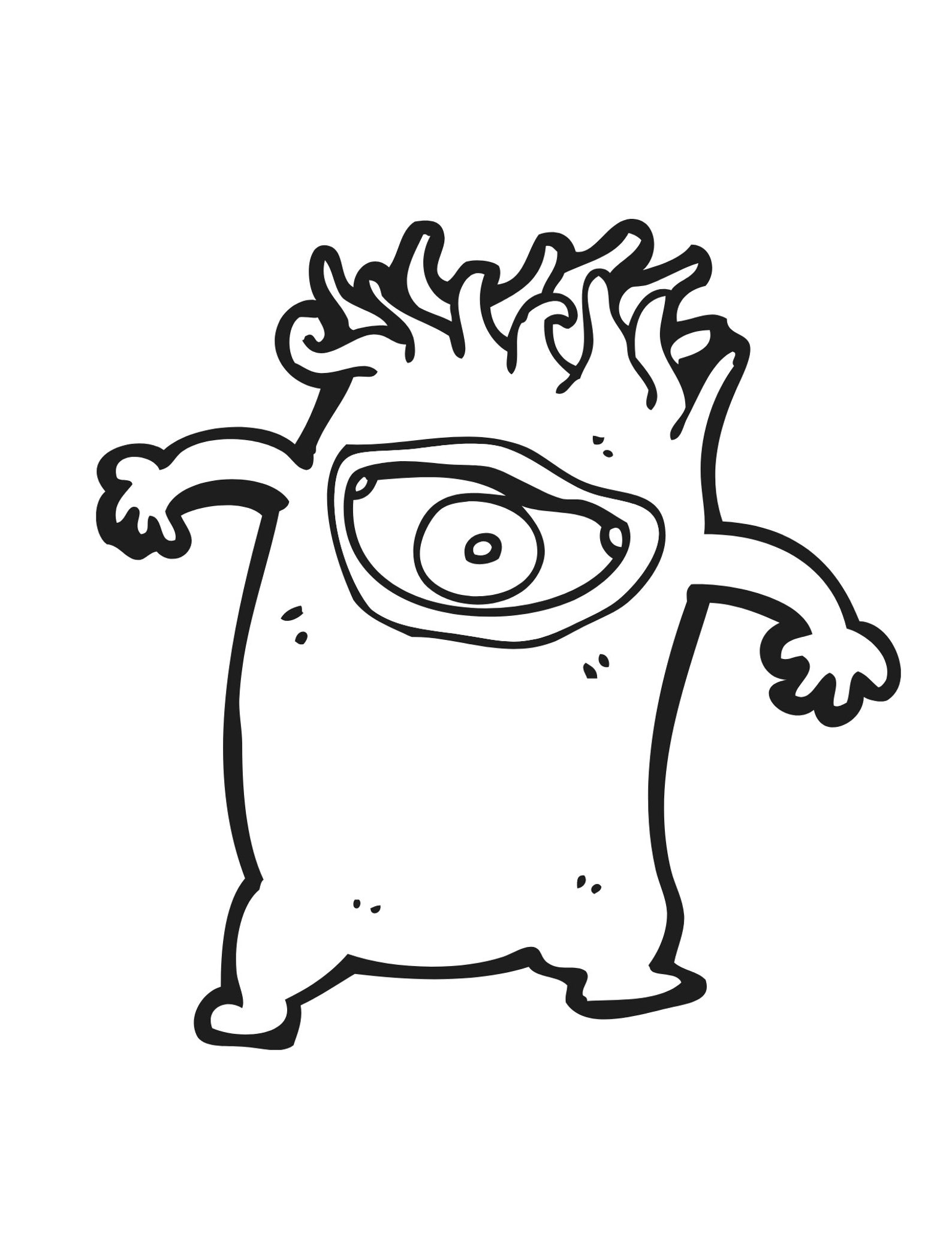 My Favorite Monsters, 15 Coloring Pages Plus/funny Monsters/kooky ...