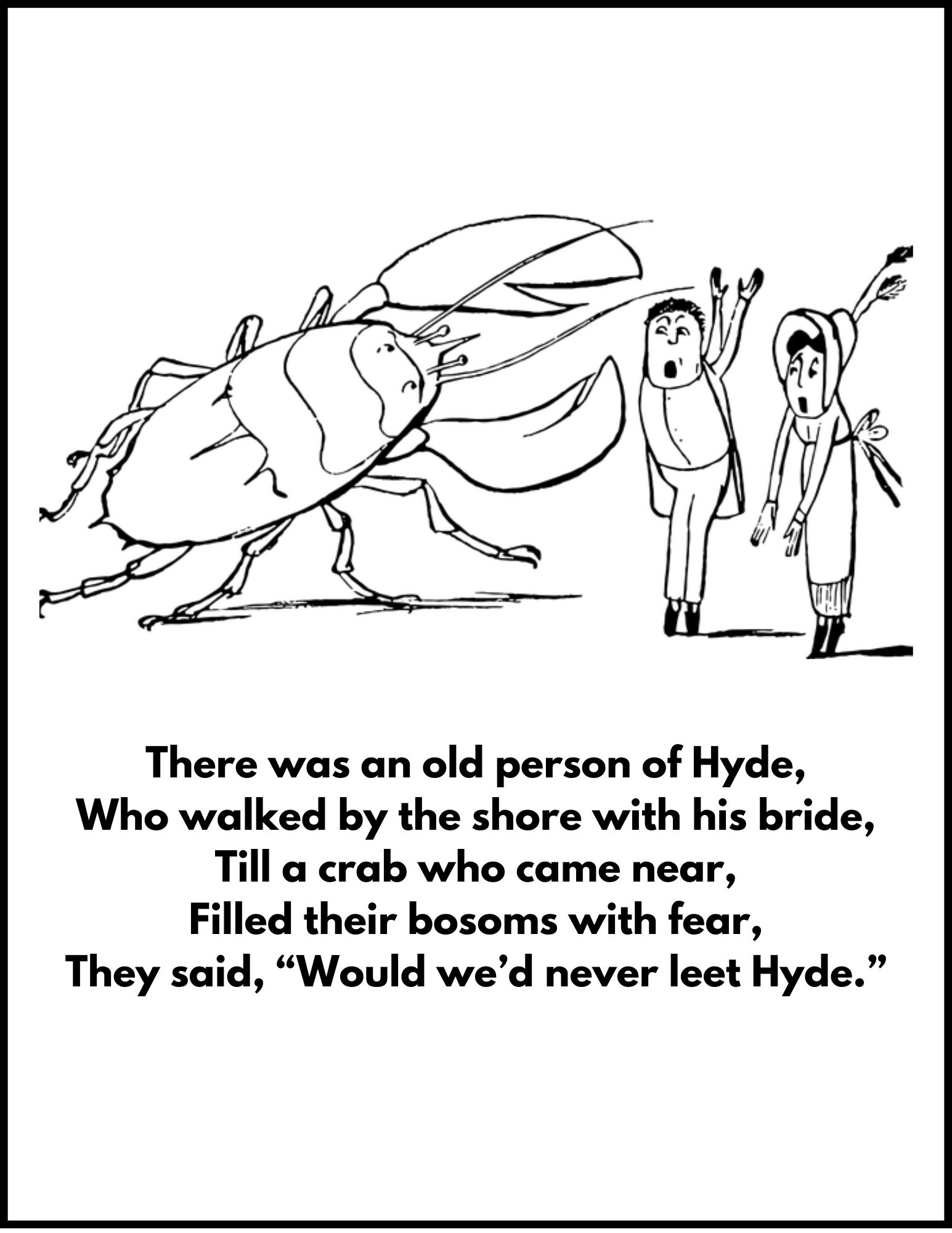 The Nonsense of Edward Lear, 25 Coloring Pages/edward Lear's Limericks ...