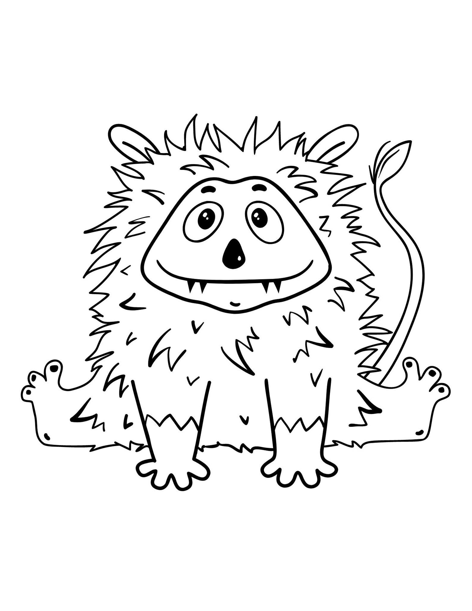 My Favorite Monsters, 15 Coloring Pages Plus/funny Monsters/kooky ...