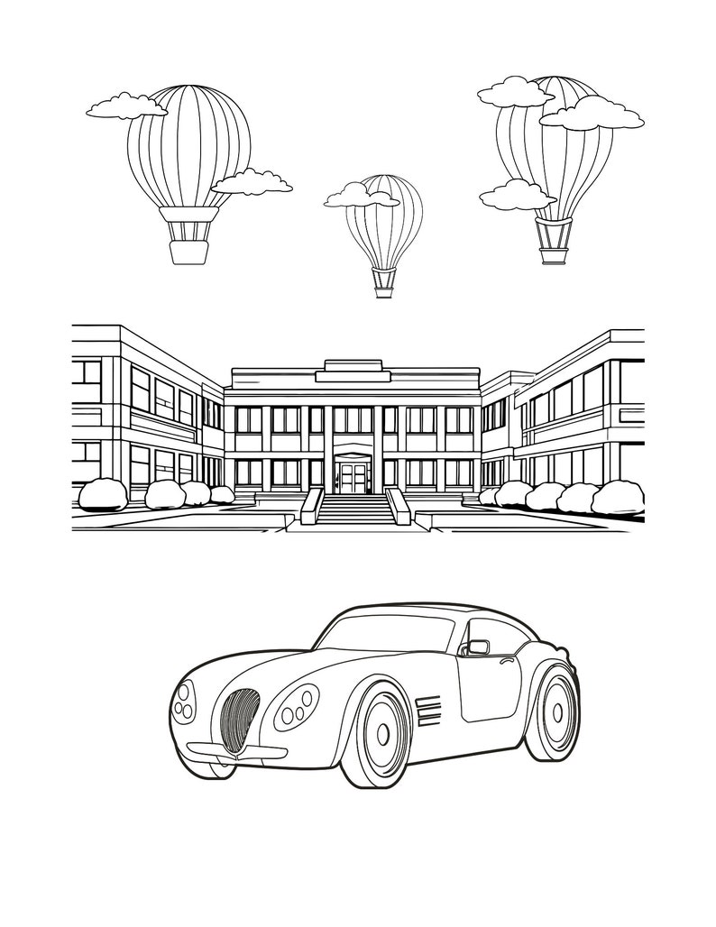 A Collection of Cars to Color, 15 Pages to Color Plus/cars to Color ...