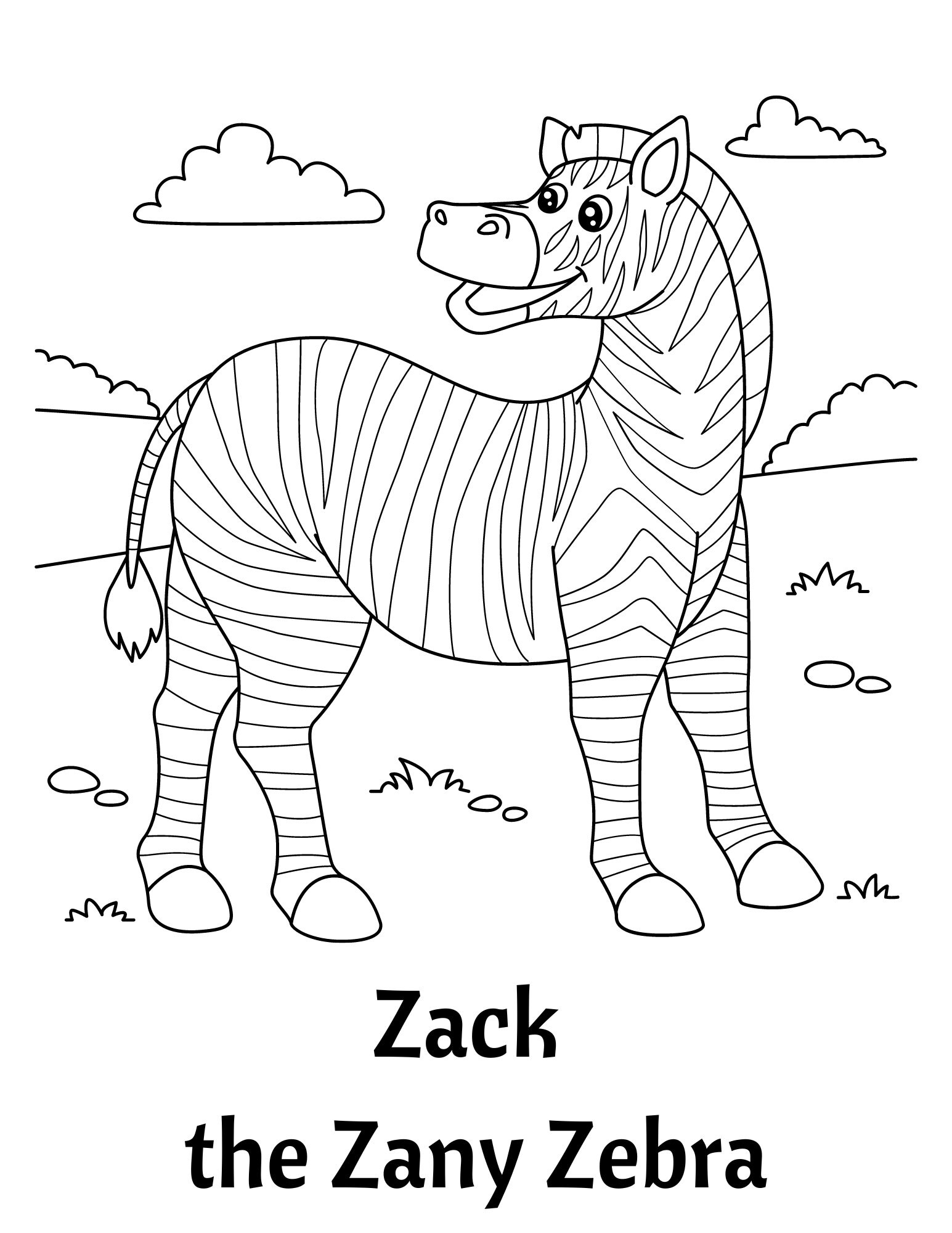Cute Animal Friends Coloring Pages/printable Pages/farm and Sea Animals ...