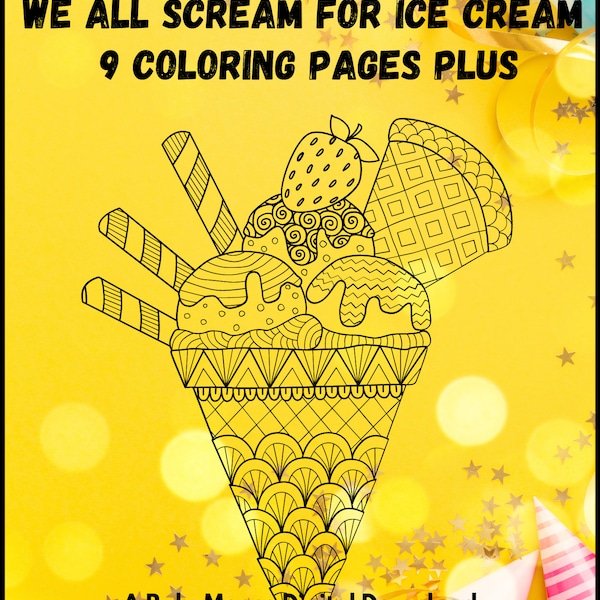 Scream Coloring Page - Etsy