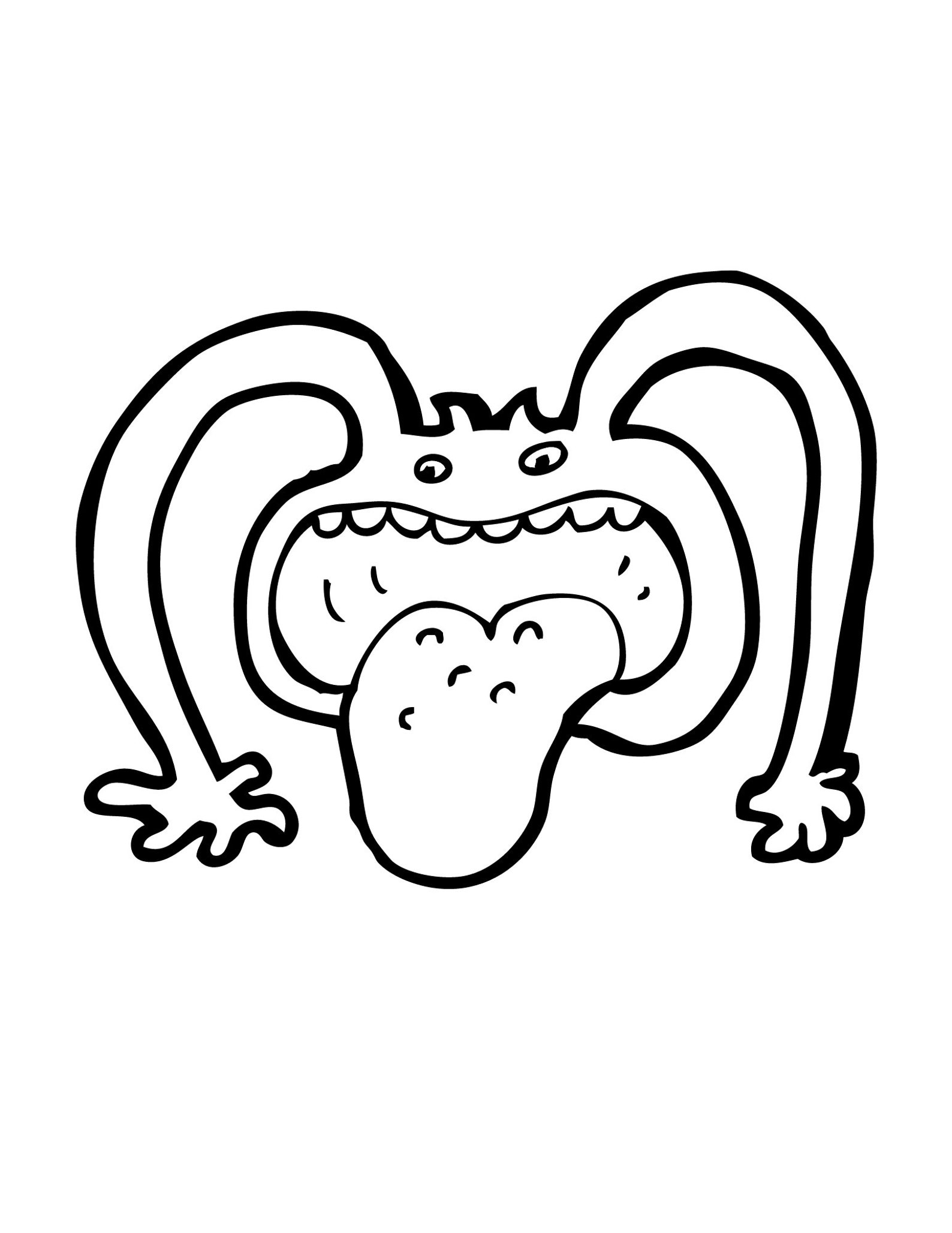 My Favorite Monsters, 15 Coloring Pages Plus/funny Monsters/kooky ...