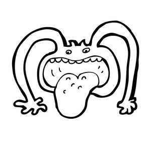 My Favorite Monsters, 15 Coloring Pages Plus/funny Monsters/kooky ...