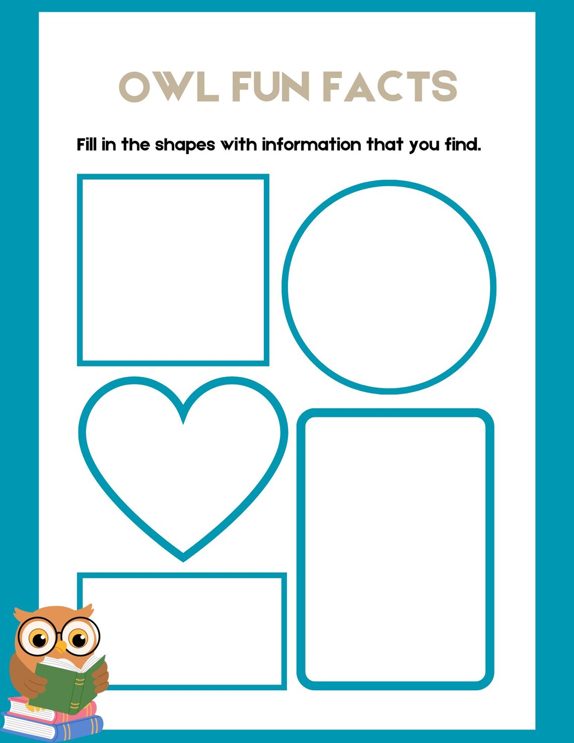 The Wonderful World of Research: Owl Edition, All About Owls, Owl ...