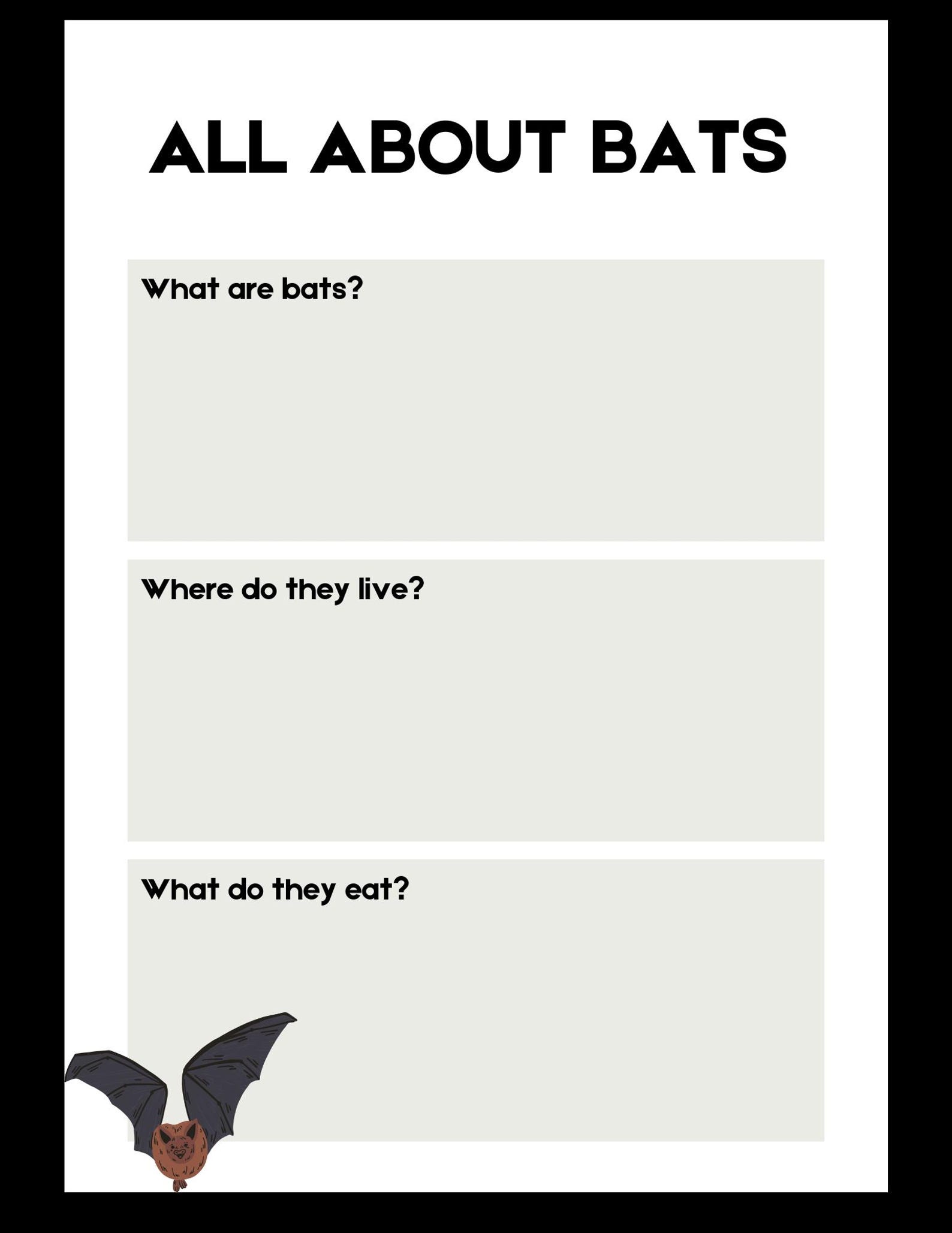 The Wonderful World of Research: Bats Edition, All About Bats, Bats ...