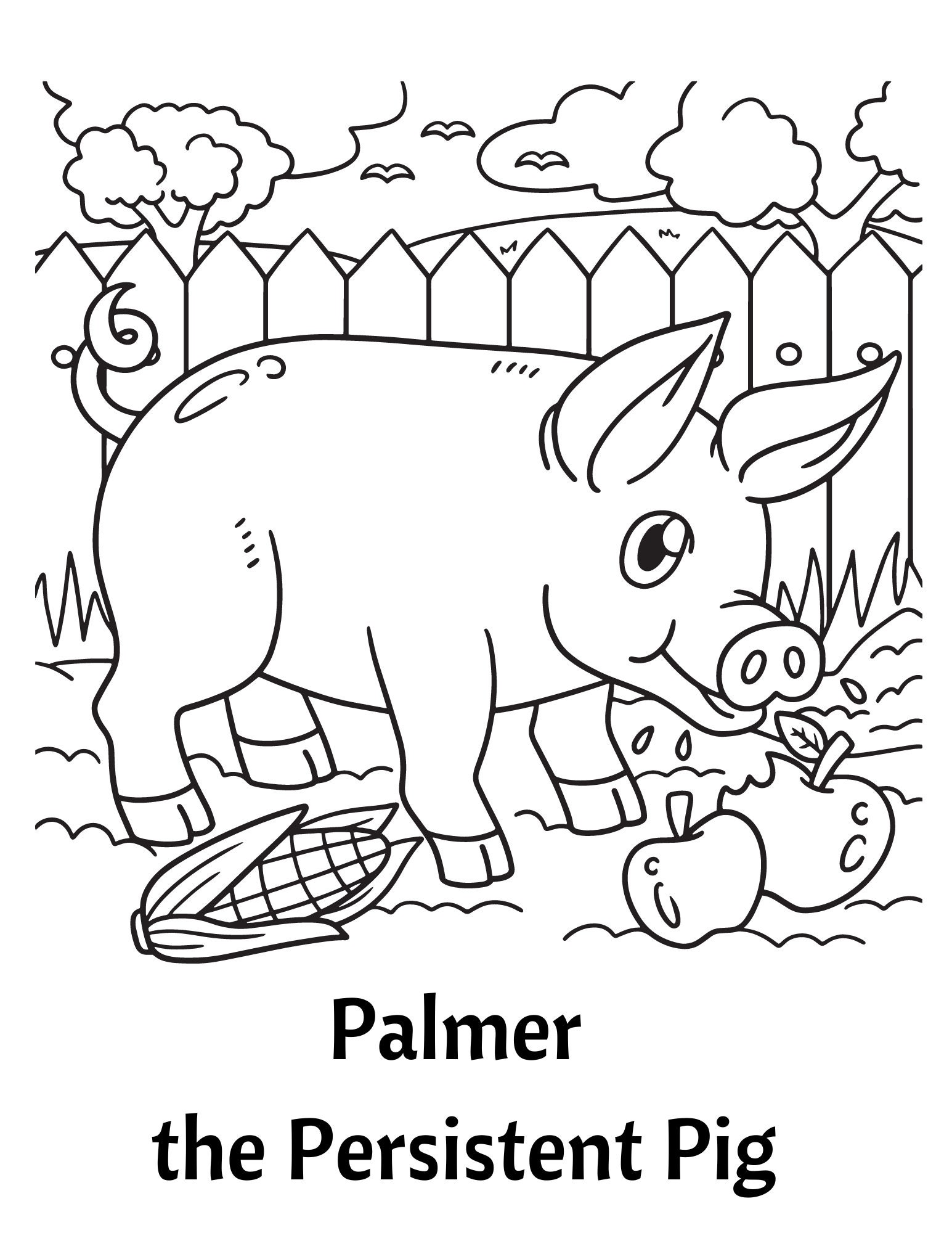 Cute Animal Friends Coloring Pages/printable Pages/farm and Sea Animals ...