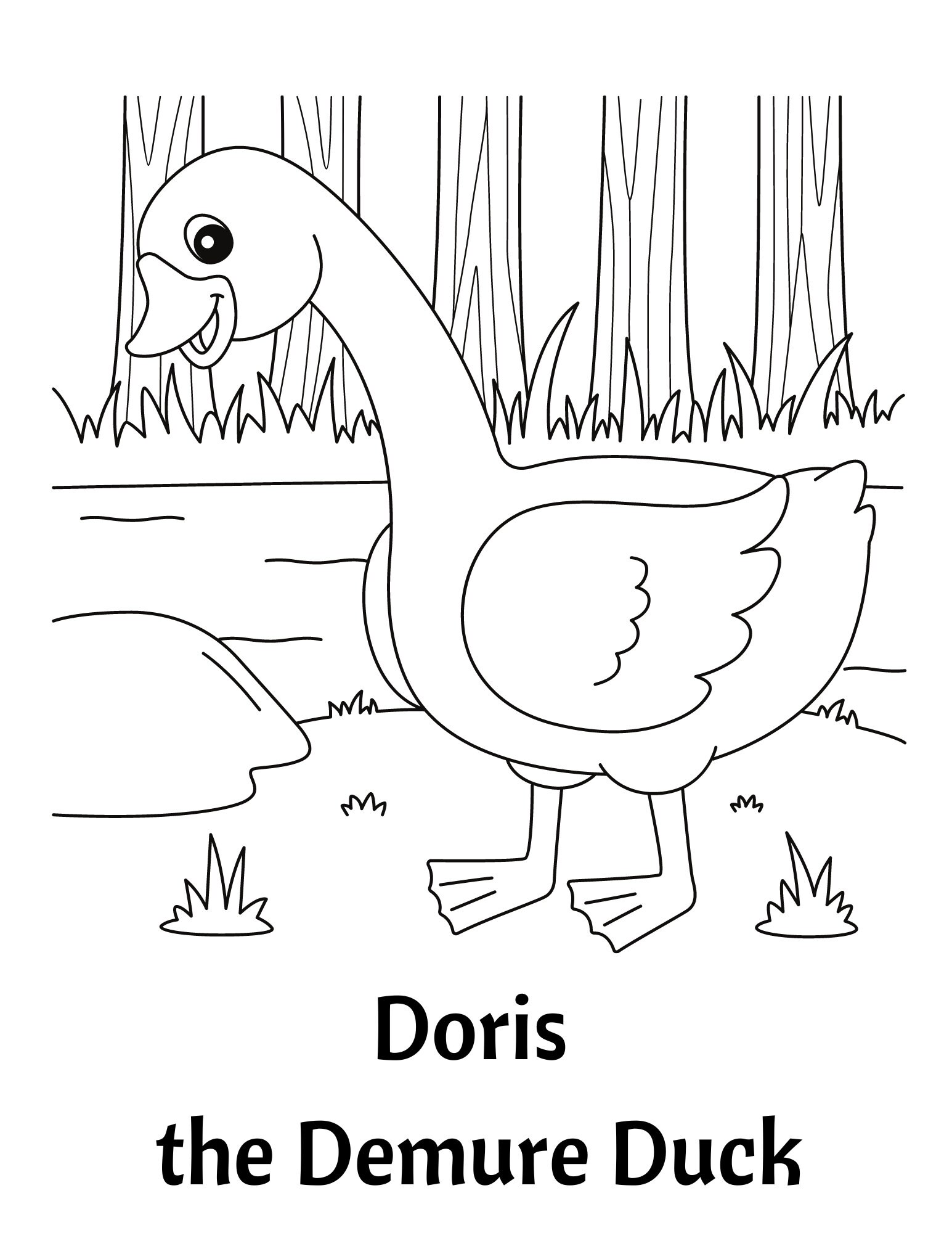 Cute Animal Friends Coloring Pages/printable Pages/farm and Sea Animals ...