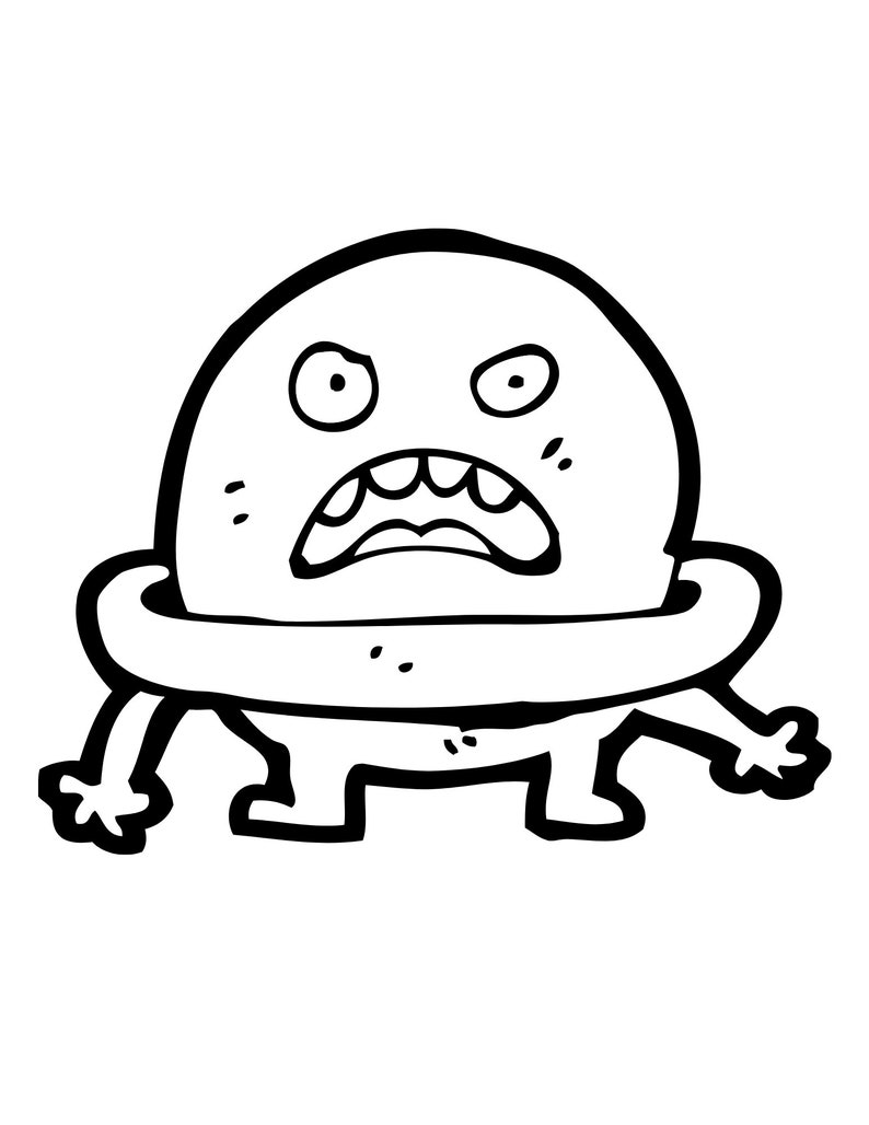 My Favorite Monsters, 15 Coloring Pages Plus/funny Monsters/kooky ...