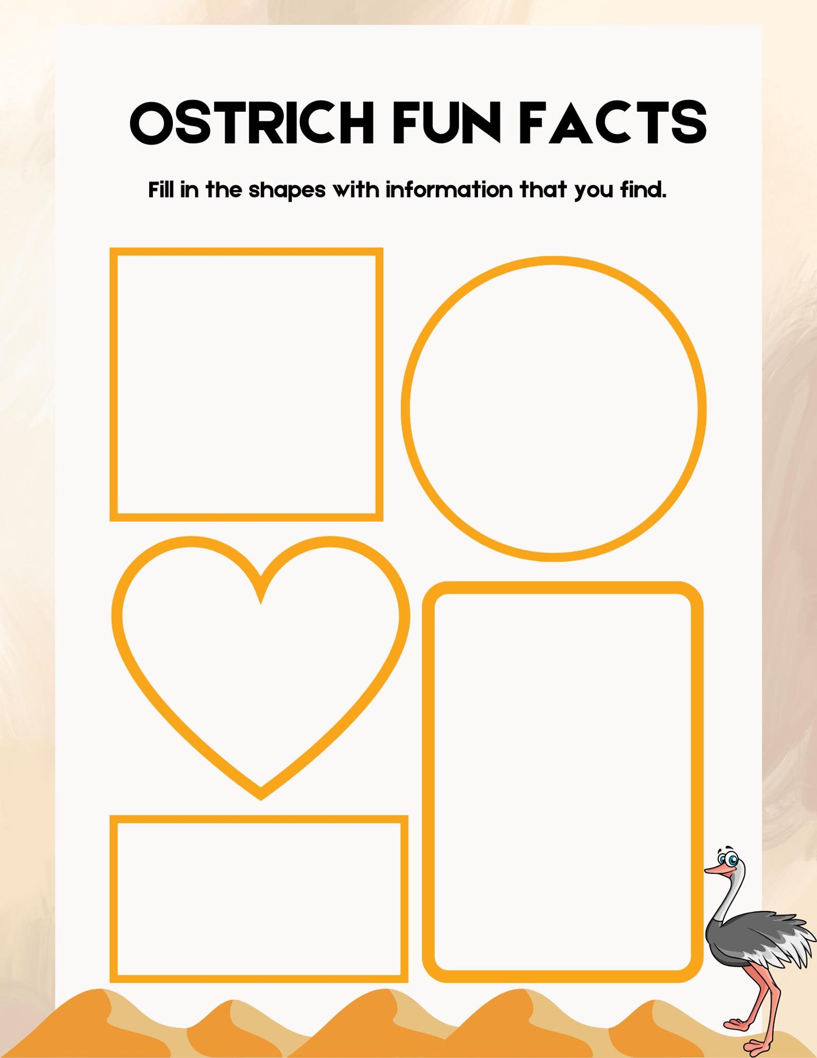 The Wonderful World of Research: Ostrich Edition, All About Ostriches ...