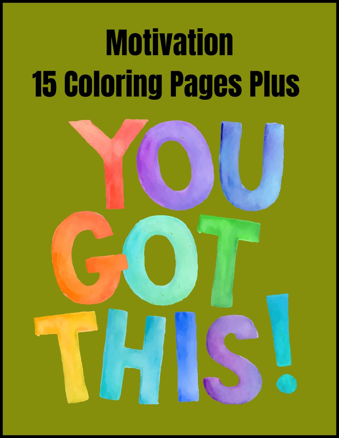 Motivation, 12 Coloring Pages Plus/coloring Pages/motivation ...