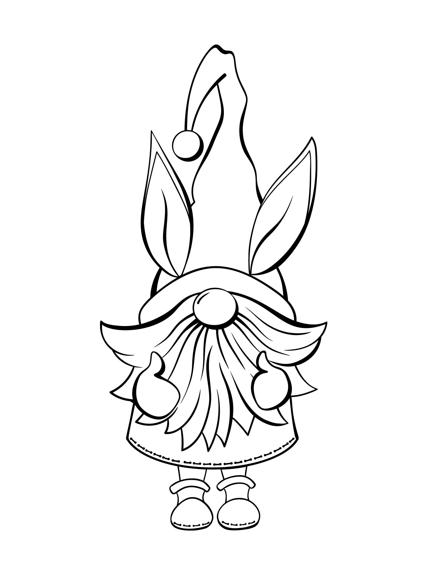 Rabbits Everywhere/25 Coloring Pages Plus/cute Rabbits to Color/funny ...