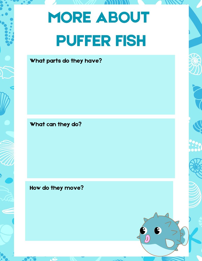The Wonderful World of Research: Pufferfish Edition, All About ...