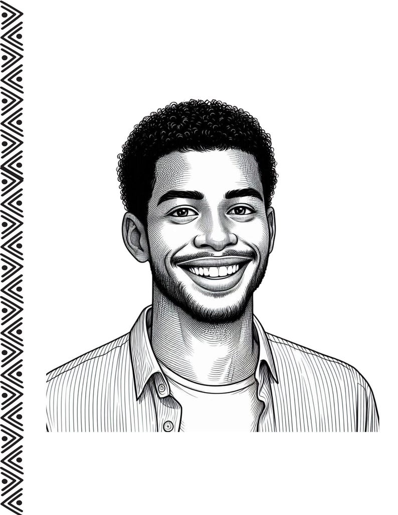 King, 20 Coloring Pages, Black Men Coloring Pages, Black Men of ...