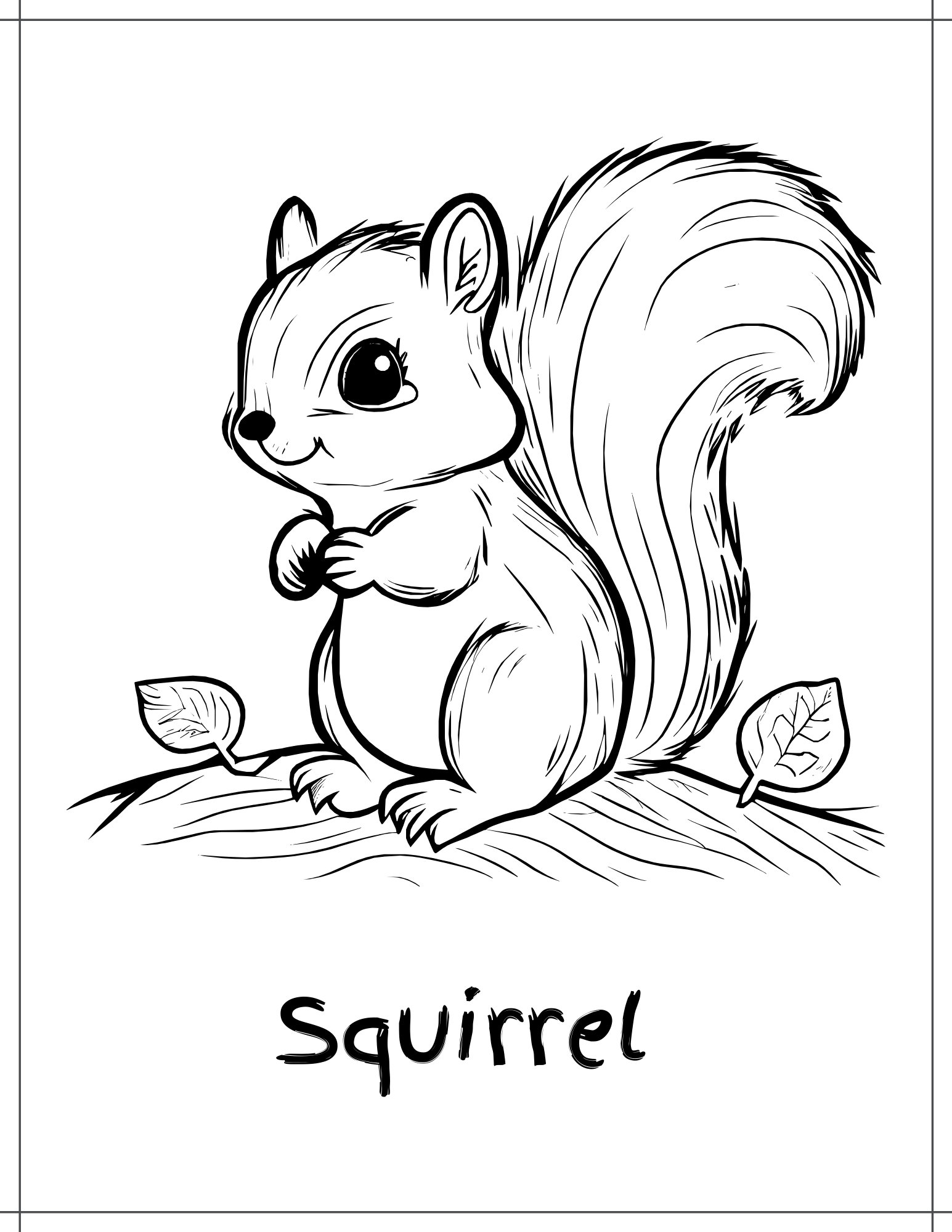 Woodland Animals, 20 Coloring Pages PLUS - Etsy