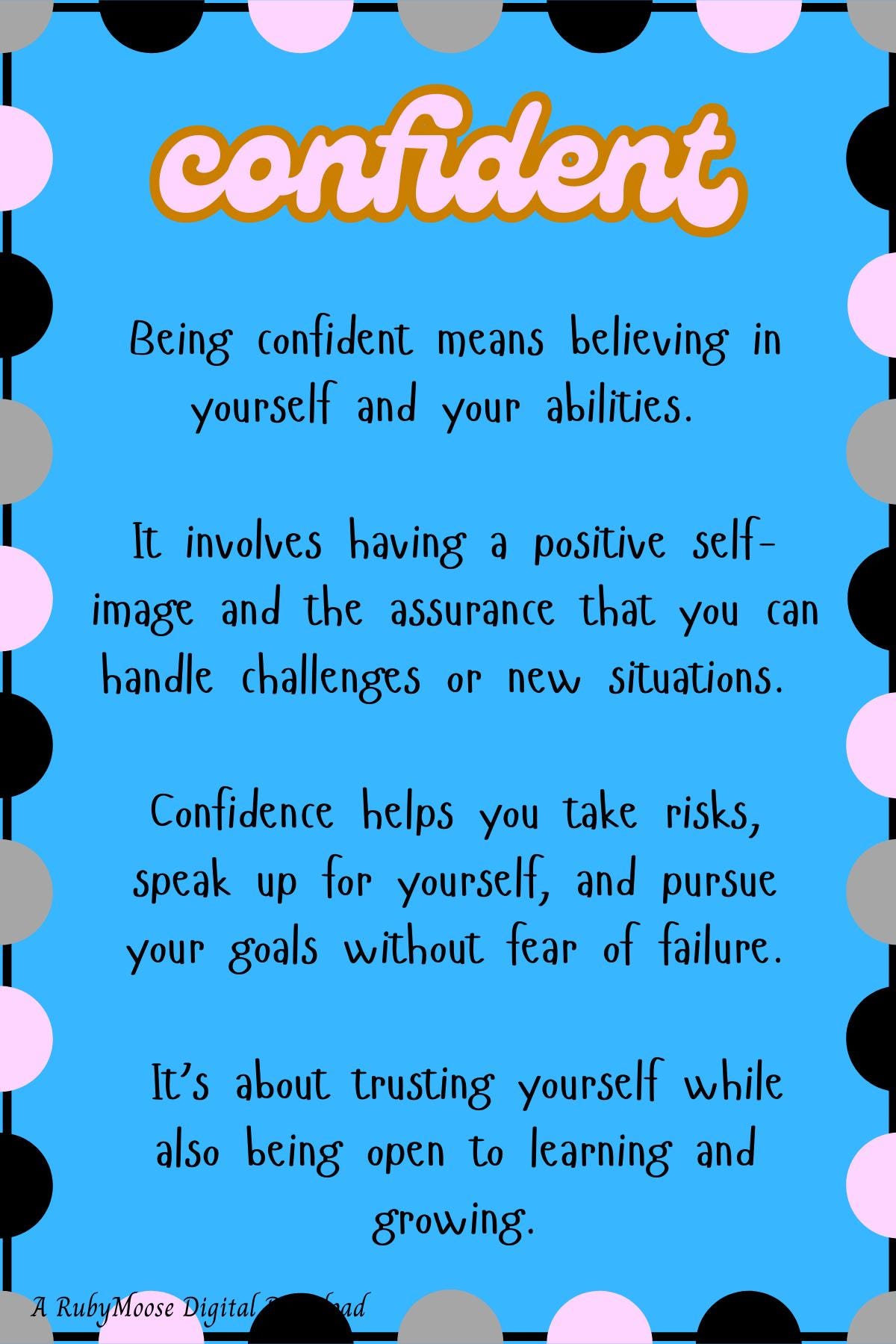 Character Traits Study Cards With Tasks - Etsy