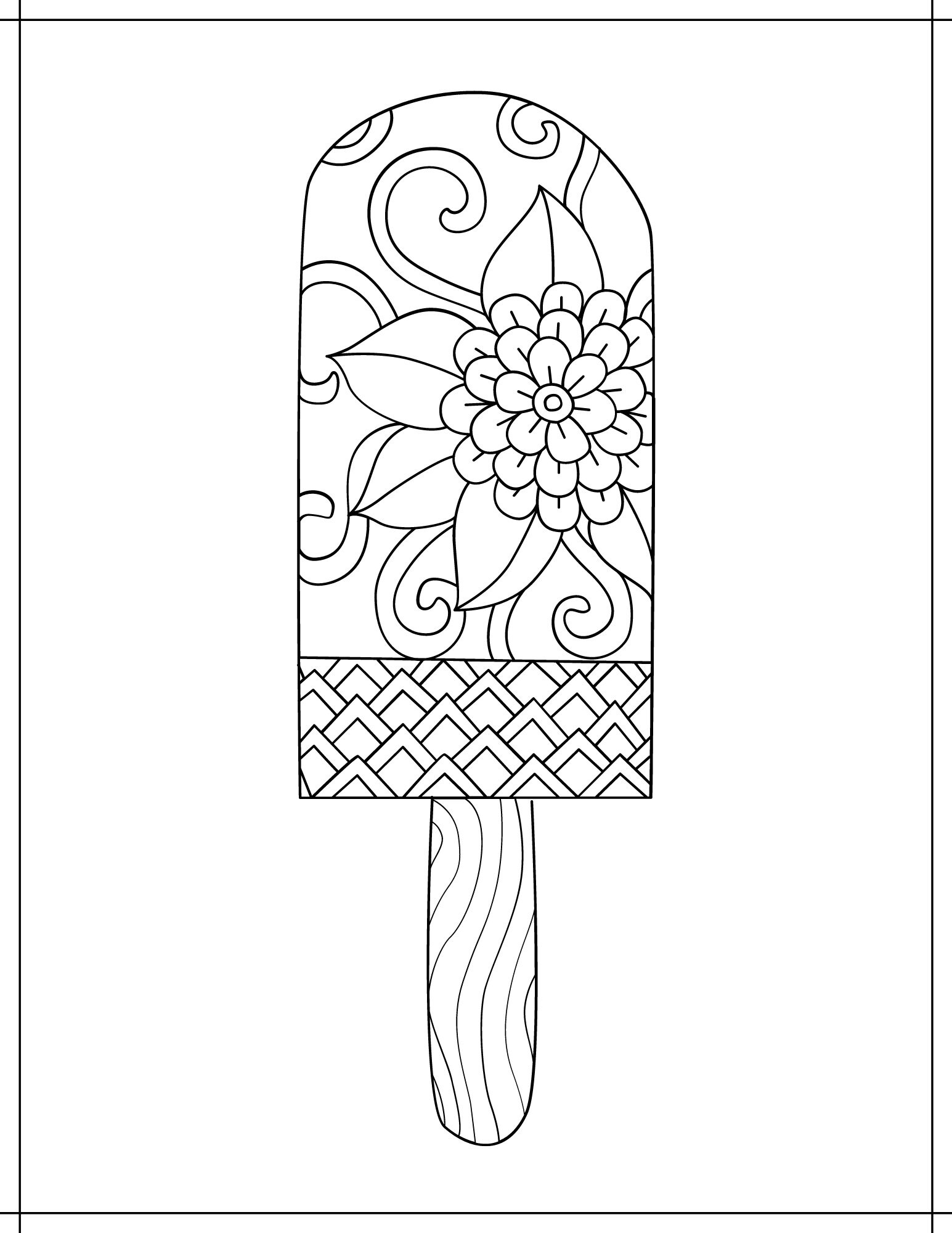 I Scream, You Scream, We All Scream for Ice Cream: 9 Coloring Pages ...