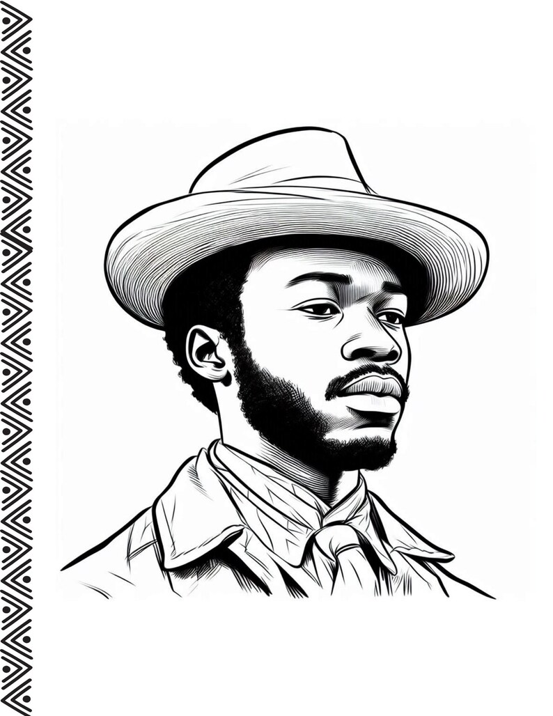 King, 20 Coloring Pages, Black Men Coloring Pages, Black Men of ...