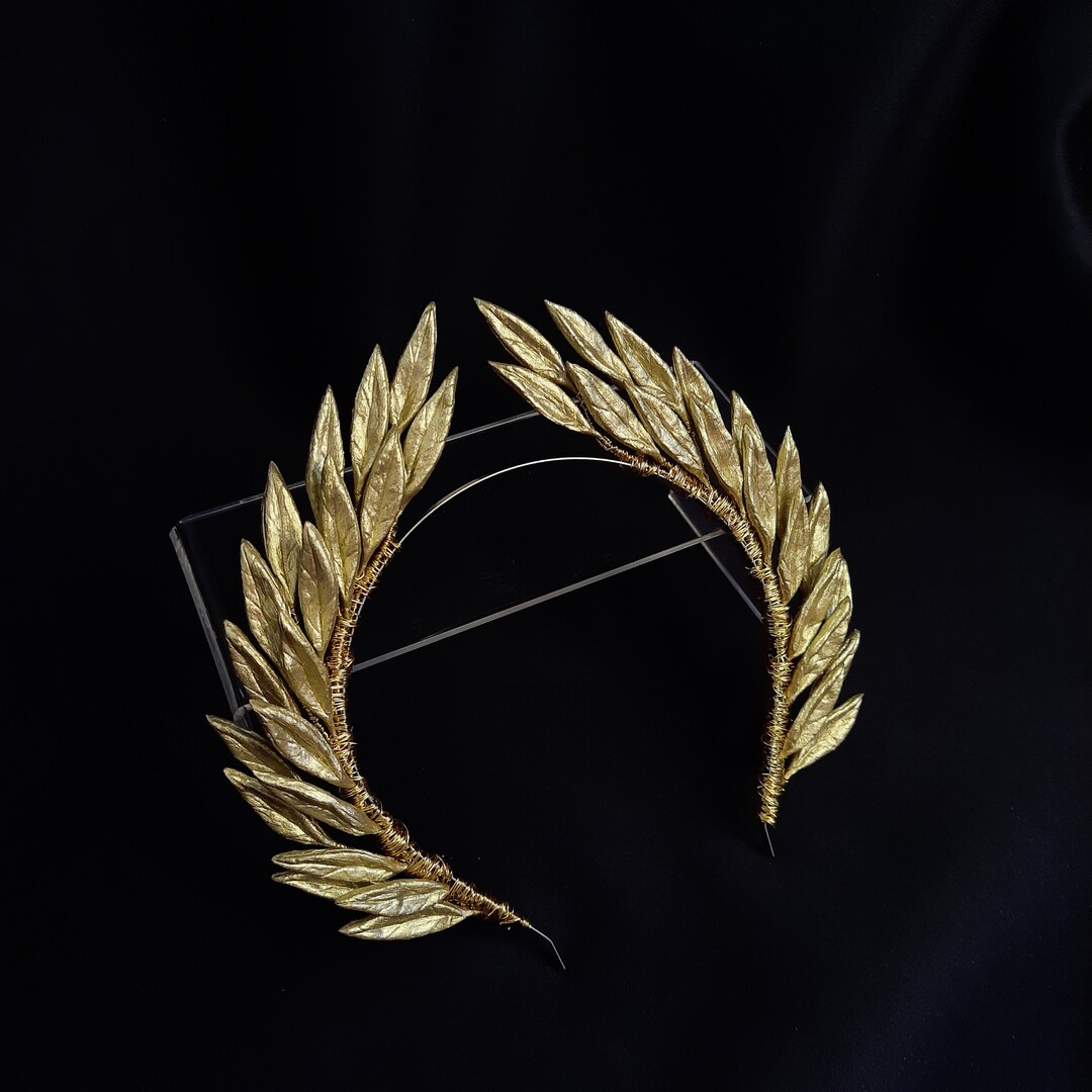 Delicate Leaf Tiara, Gold Tiara, Leaf Headpiece, Gold Bridal Headband ...