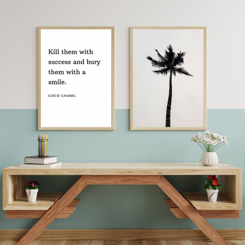 Coco Chanel Poster - Etsy