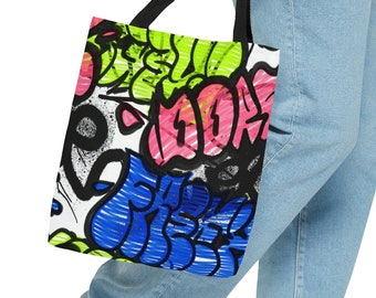 Graffiti Urban Tote Bag - Etsy