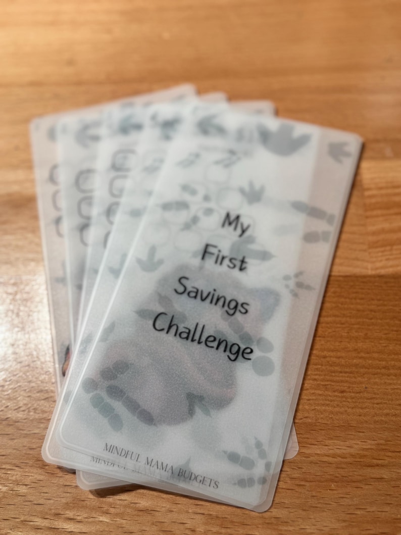 My First Savings Challenge - Etsy