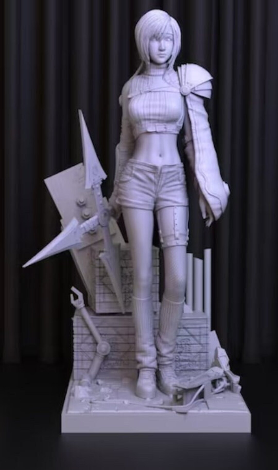 Yuffie Kisaragi I Fan Art Various Sizes 3D Resin High - Etsy