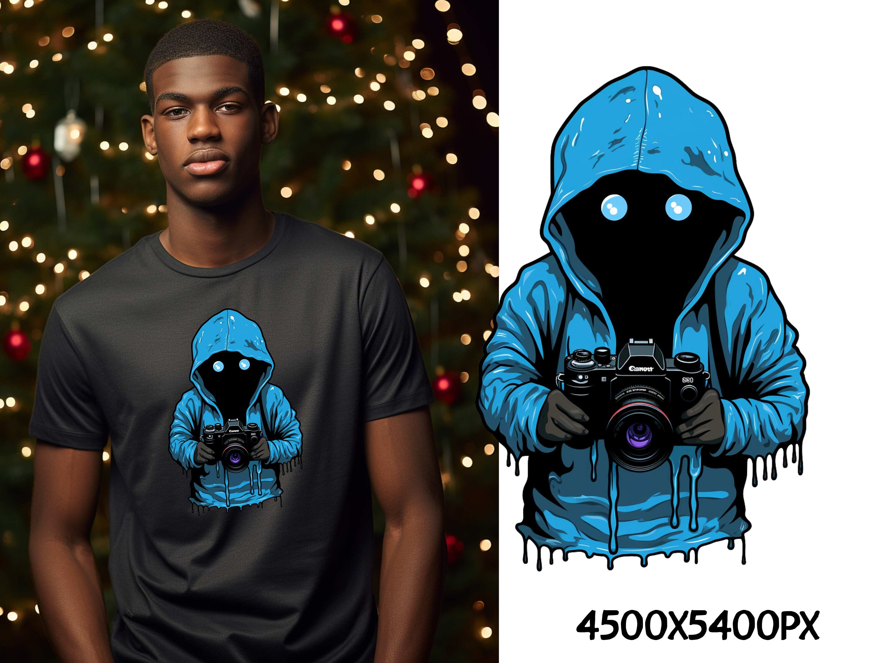 Dtf Png, Png for Shirt Silhouette With Camera Png for T-shirt Designs ...