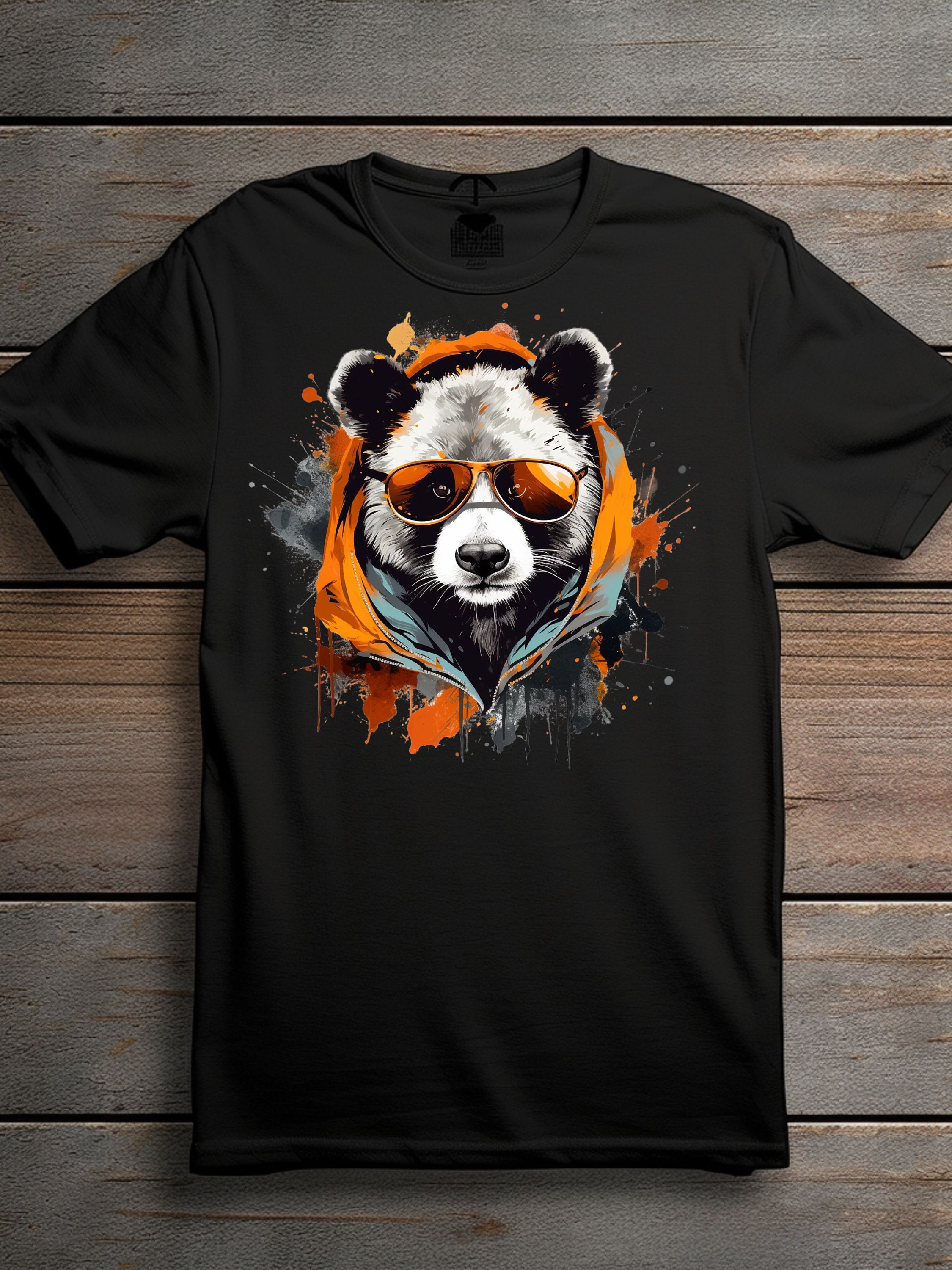 Hip Hop Panda Png, T-shirt Designs, Panda Sublimate Designs, Urban ...