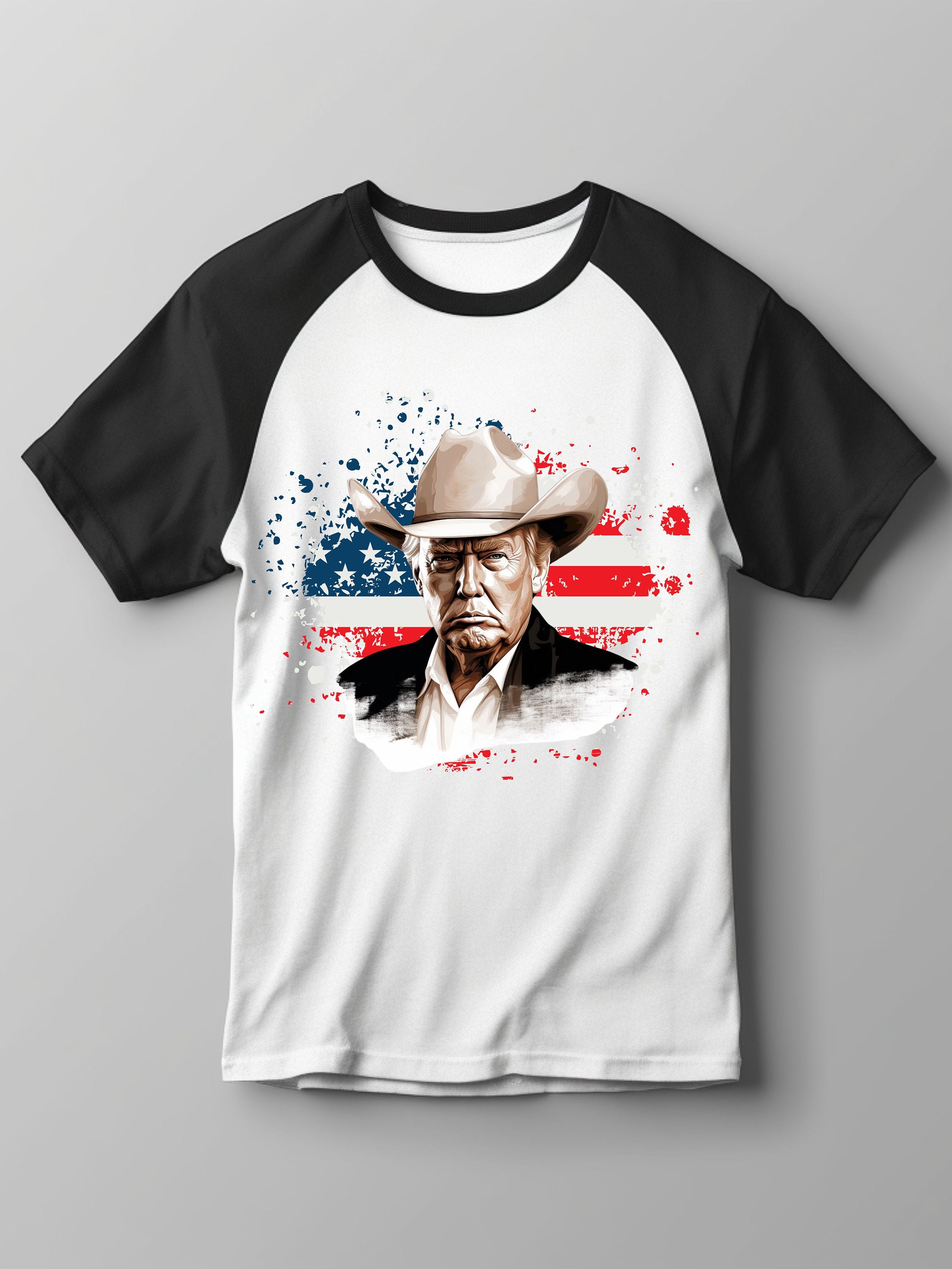 Bundle Trump Cowboy Hat 2024 Election Re-election Make America Great ...