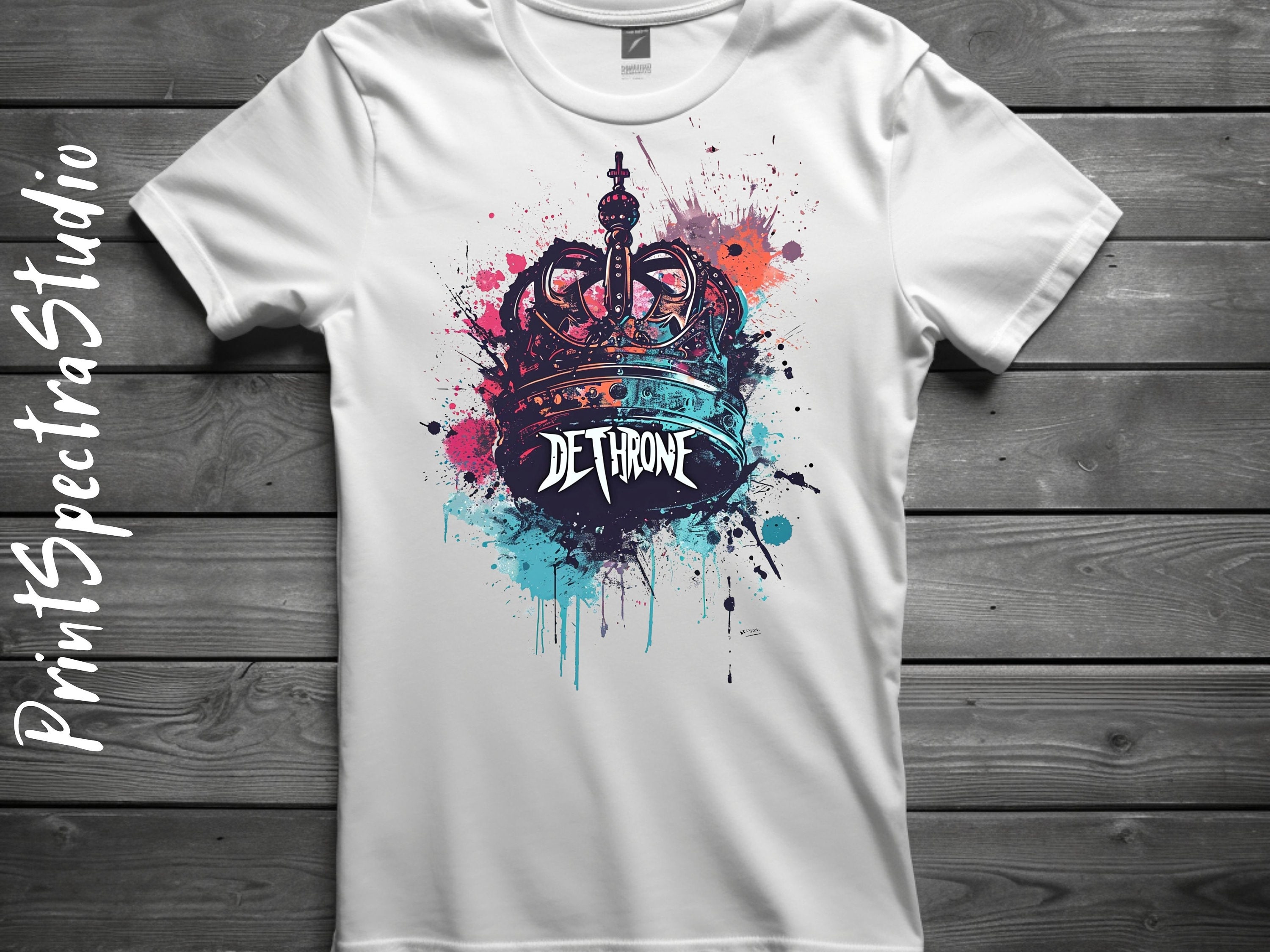 Crown Dethrone SVG Bundle Royal Crown SVG, Dethrone Png - Etsy