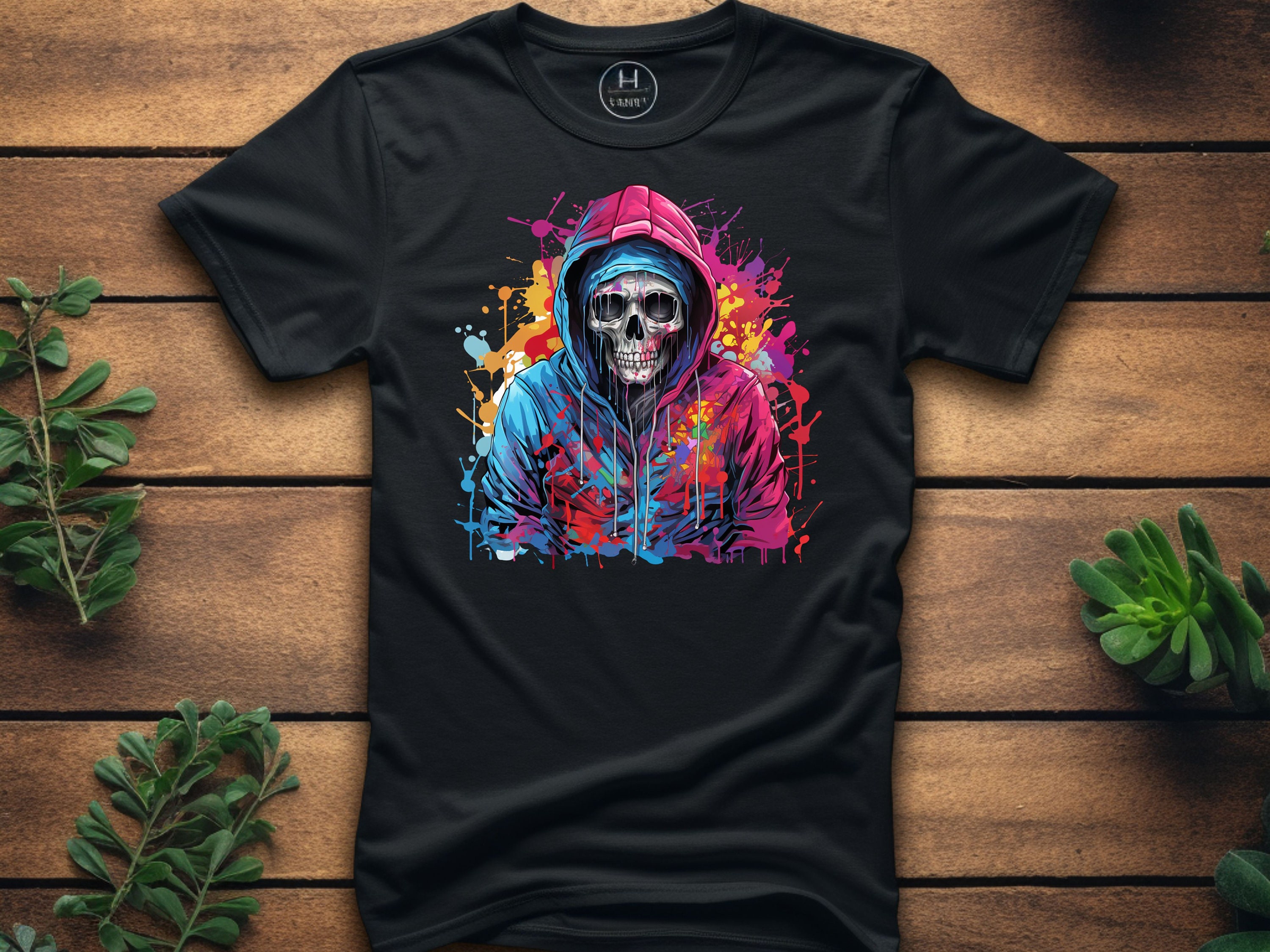 Hip Hop Skull, Graffiti, and Urban Design Colorful PNG Perfect for ...