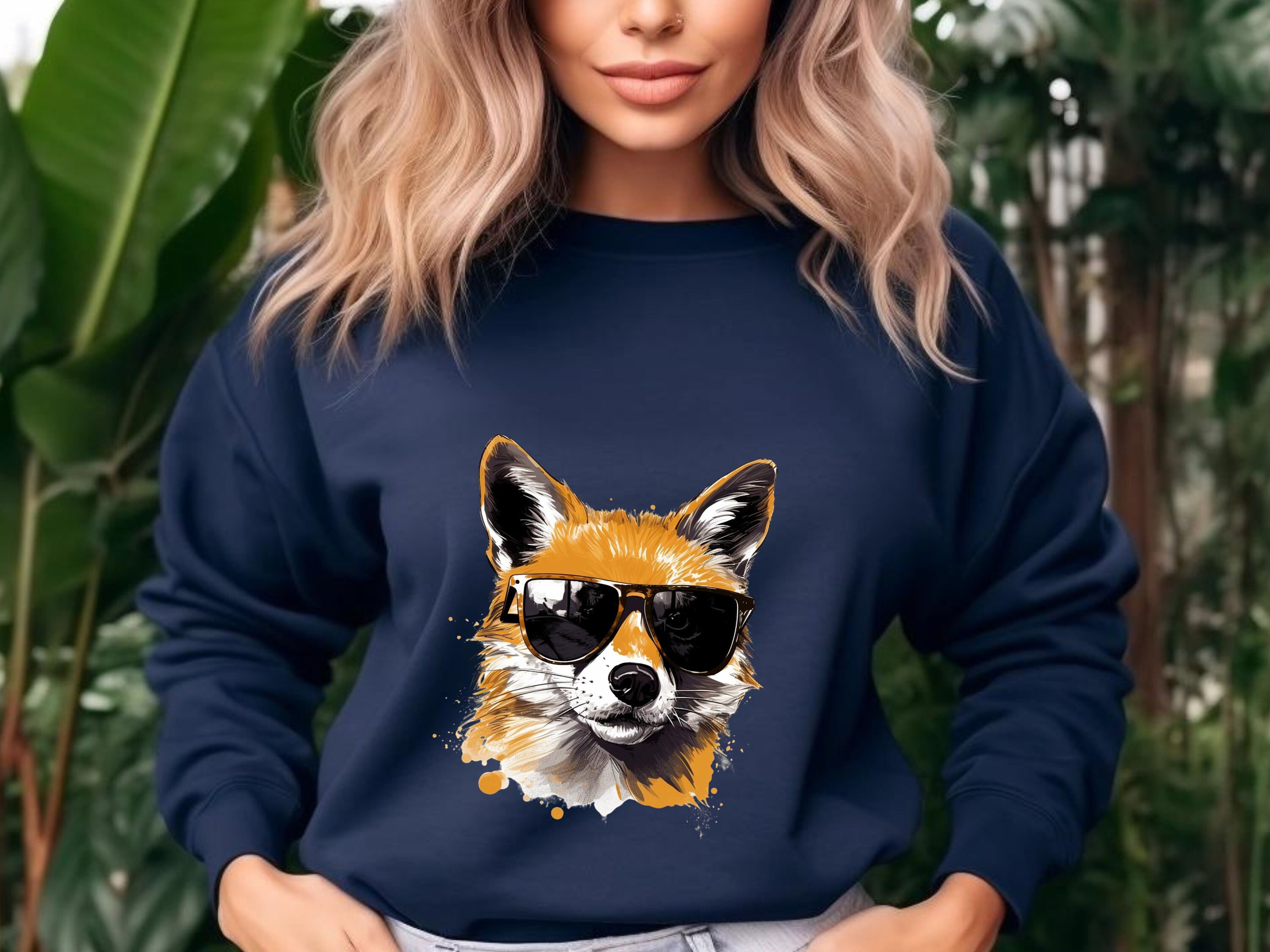 Funky Fox SVG Woodland Animals PNG, Digital File High Quality Artwork for Crafts and Projects - Etsy