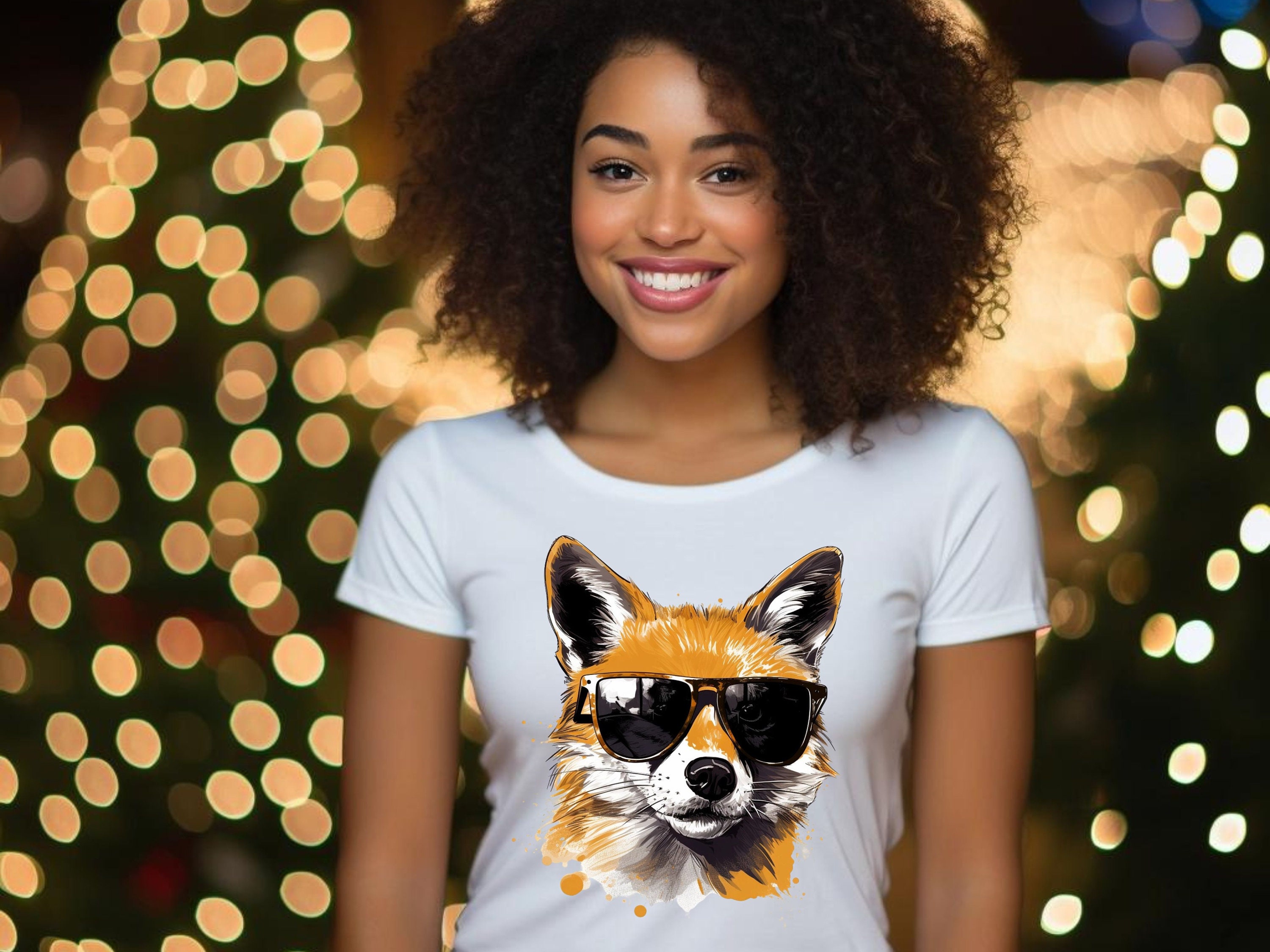 Funky Fox SVG Woodland Animals PNG, Digital File High Quality Artwork ...