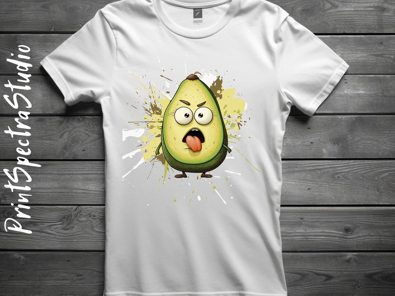 Funny Avocado PNG, Avocado Sticker, Avocado PNG, Sticker Design ...