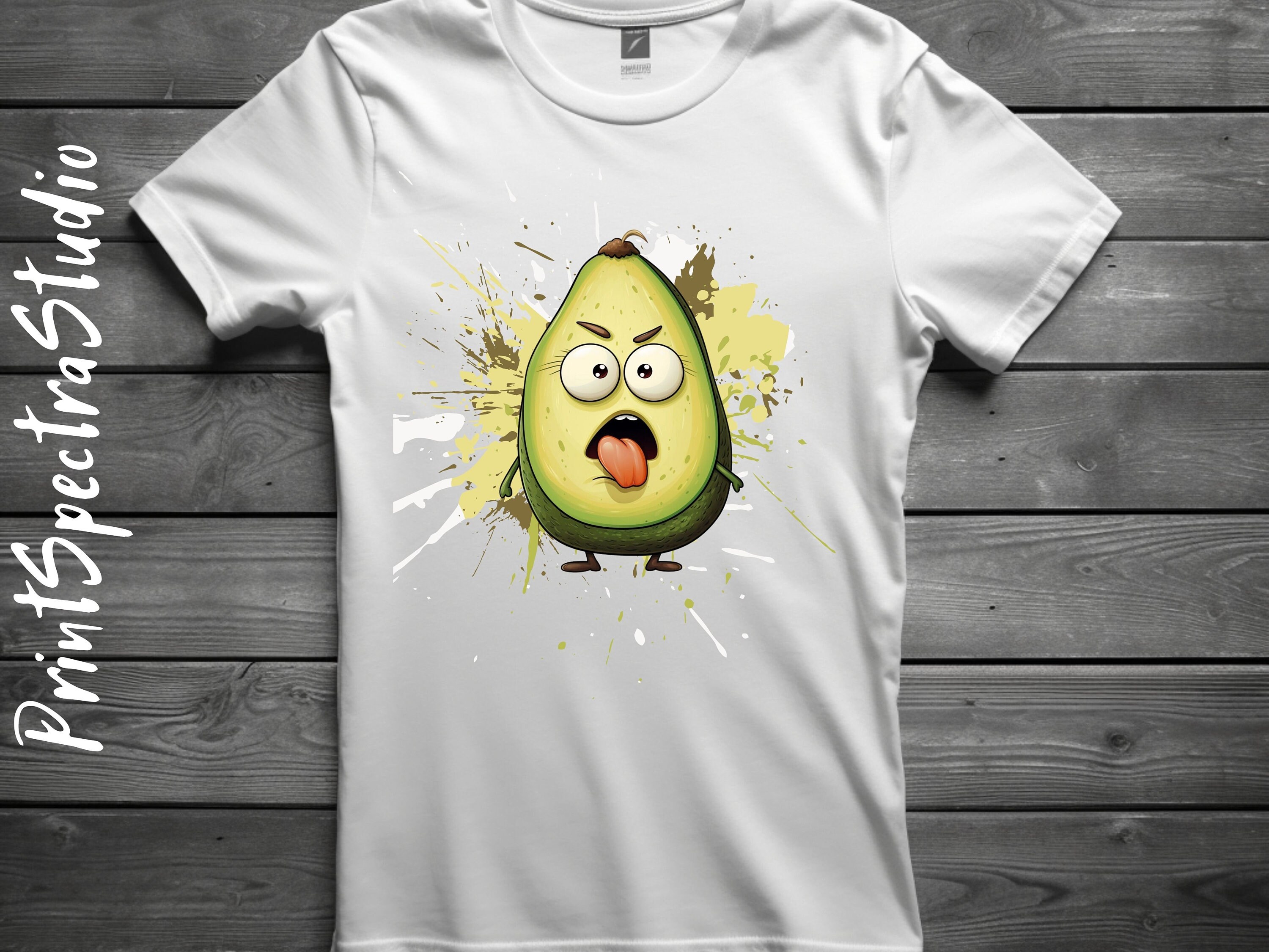 Funny Avocado PNG, Avocado Sticker, Avocado PNG, Sticker Design ...