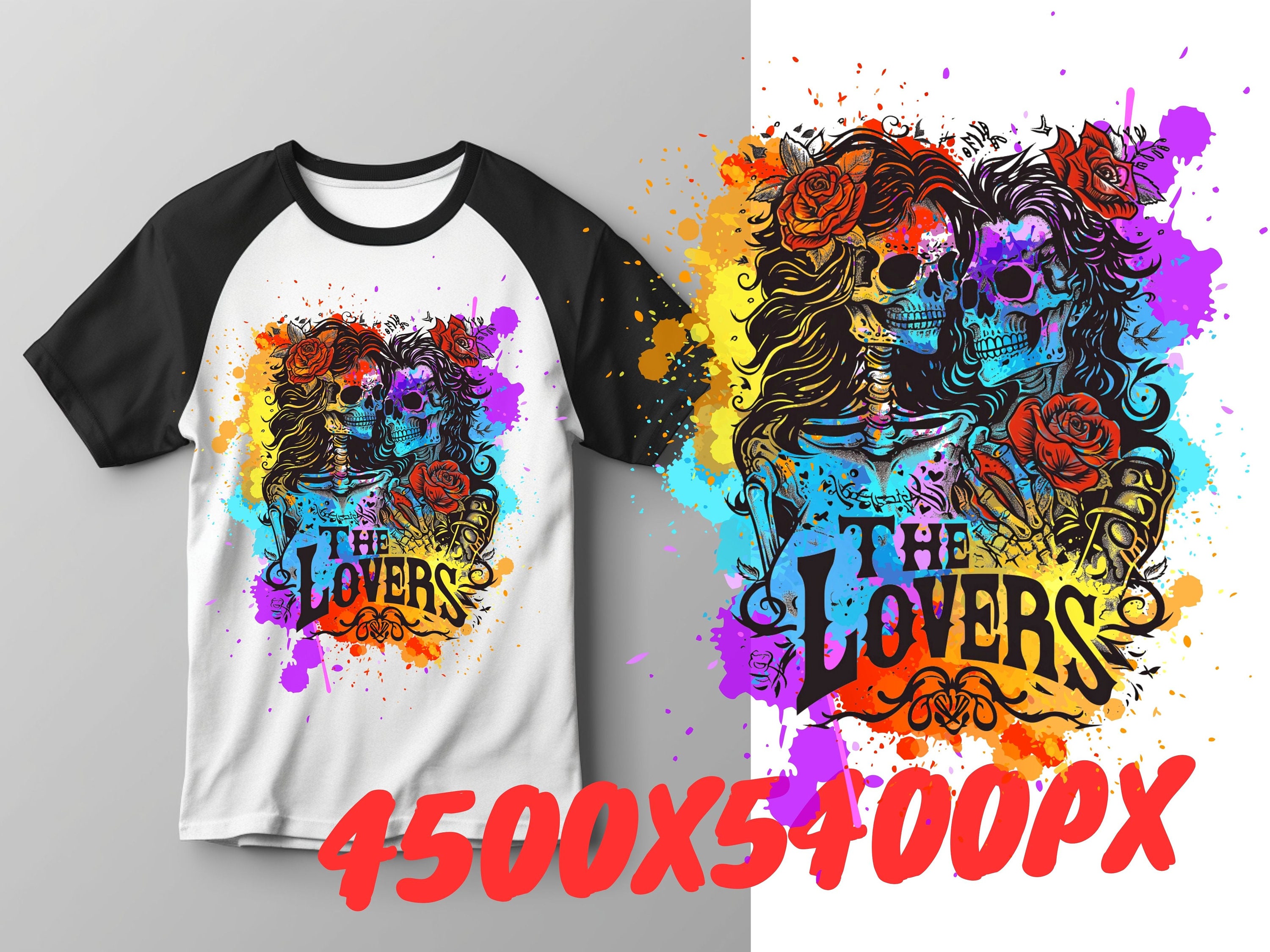 The Lovers Svg Tarot Card Svg Skull Lovers Svg Dead Skeleton Love Svg ...