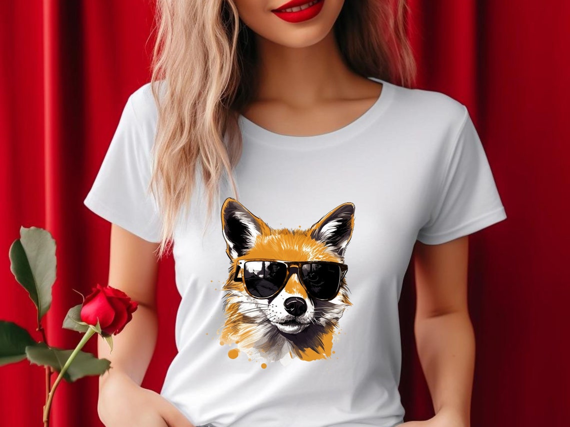 Funky Fox SVG Woodland Animals PNG, Digital File High Quality Artwork ...