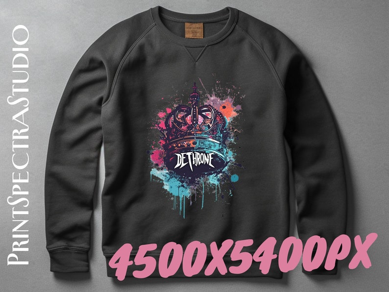 Crown Dethrone SVG Bundle Royal Crown SVG, Dethrone Png - Etsy