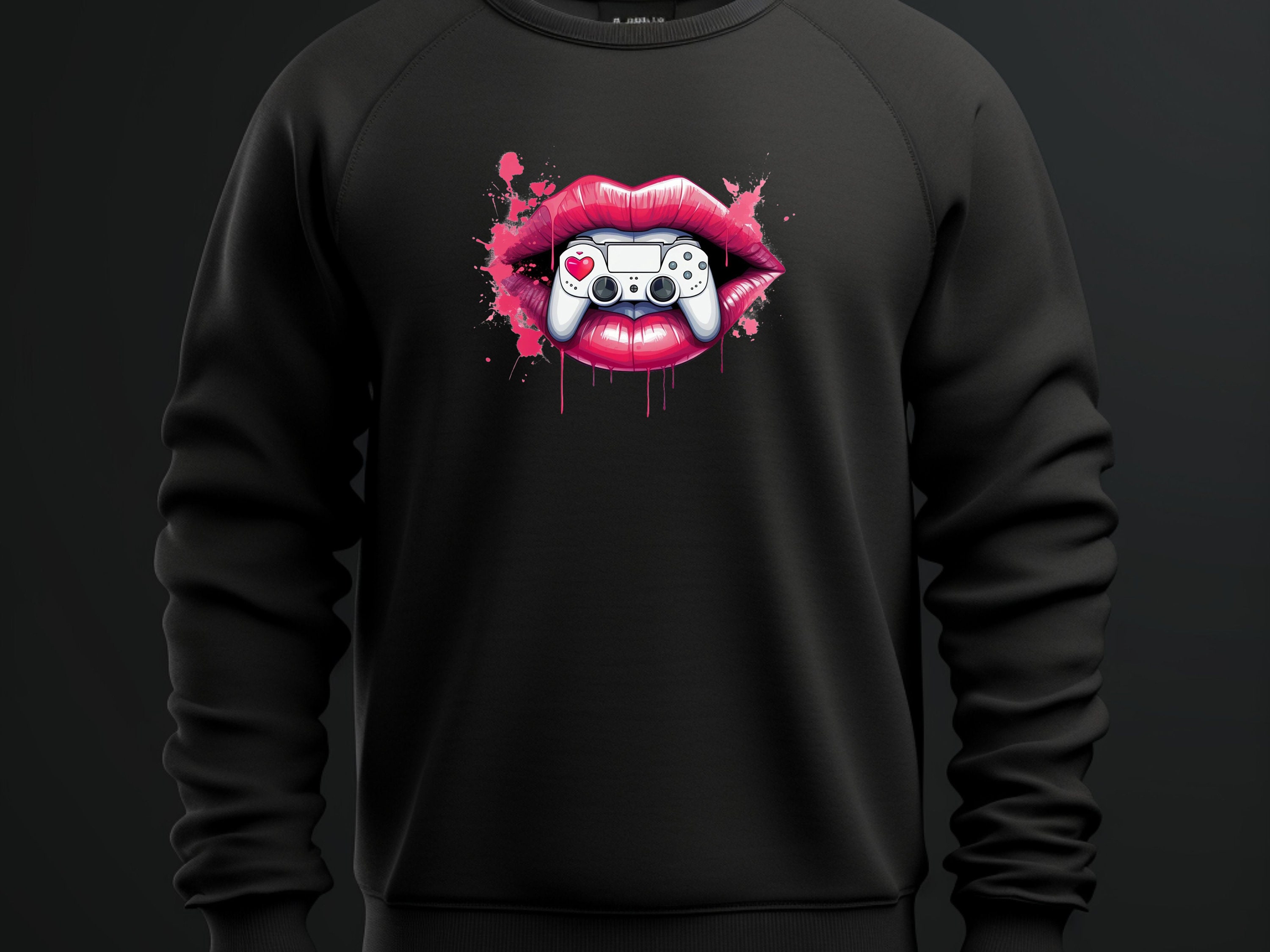 Lips SVG Red Lips Game Joystick PNG Kiss SVG Digital - Etsy