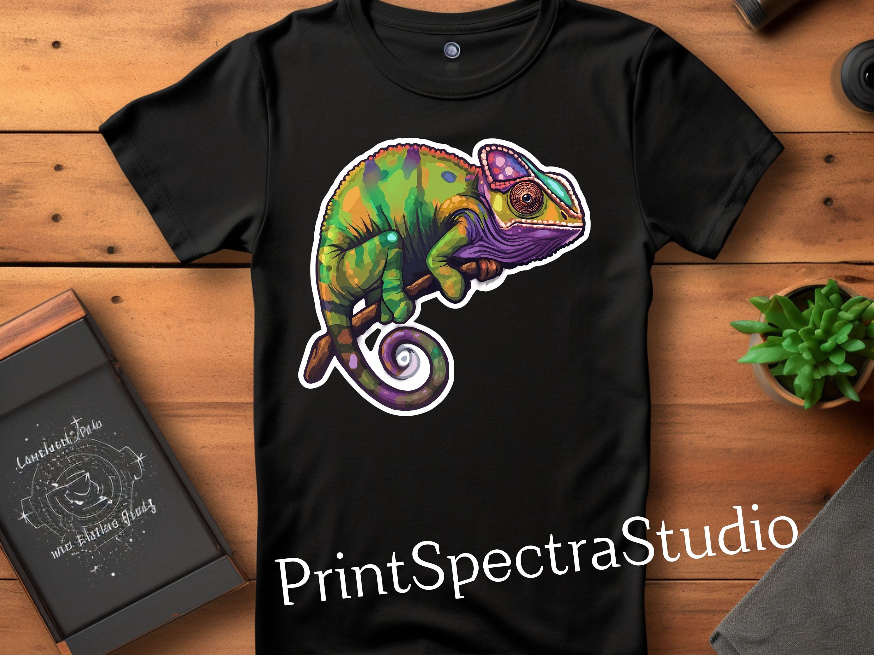 Chameleon SVG Cutting Files for Cricut, Silhouette Svg, Png, Jpg, Ai ...
