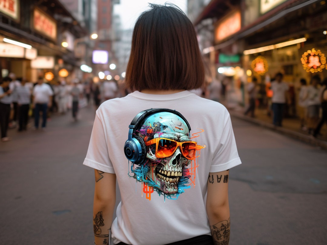 Hip Hop Skull, Graffiti, and Urban Design - Colorful PNG Perfect for ...