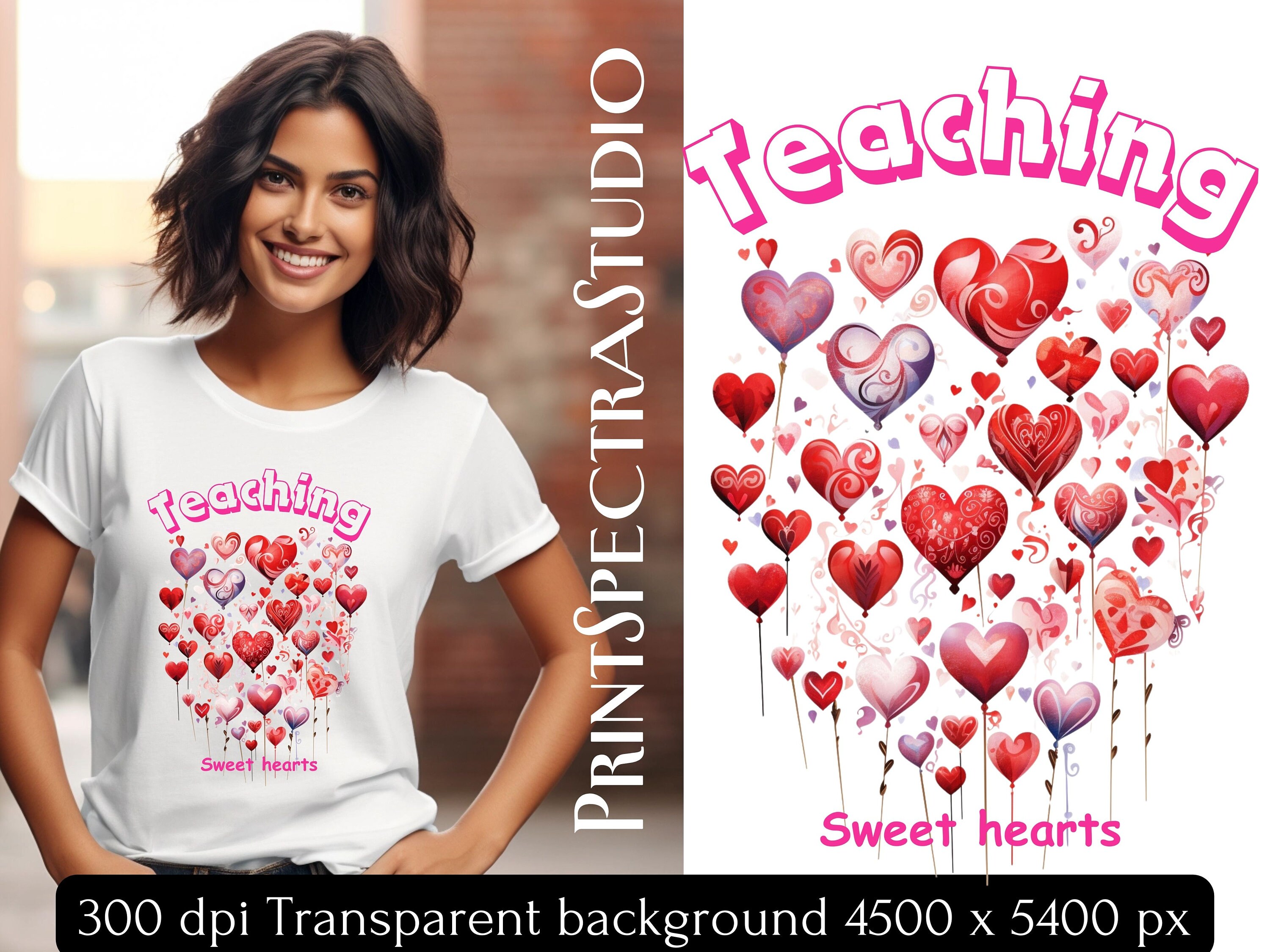 Teaching Sweethearts Png, Valentine Day Png, Custom Teacher Valentine ...